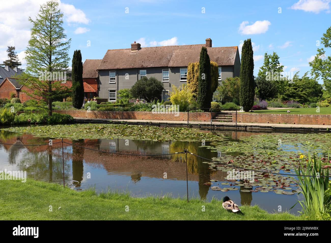 Library / Reading Room, RHS Hyde Hall gardens, near Chelmsford, Essex ...
