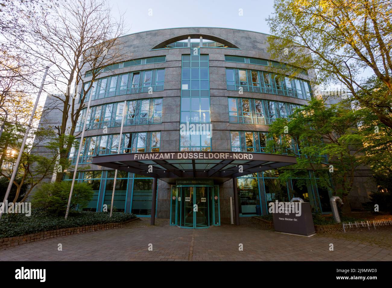 Tax office Dusseldorf-Nord Stock Photo - Alamy