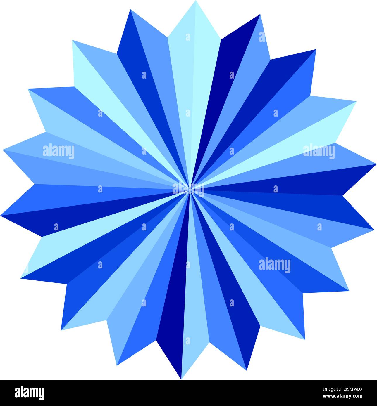 Starburst, sunburst star shape vector element. Stock vector ...