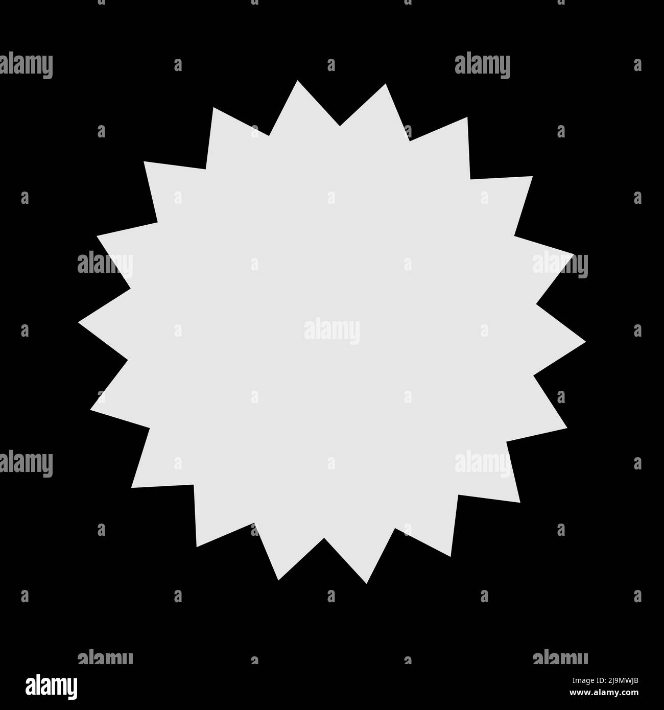 Starburst, sunburst star shape vector element. Stock vector ...