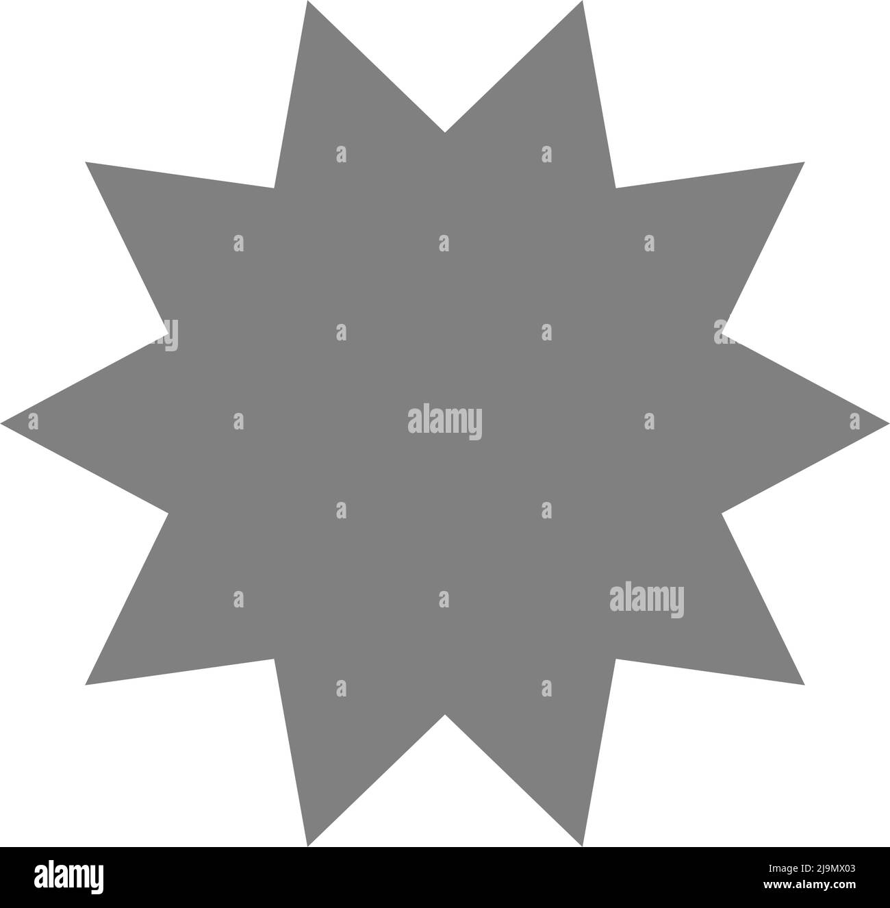 Starburst, sunburst star shape vector element. Stock vector ...