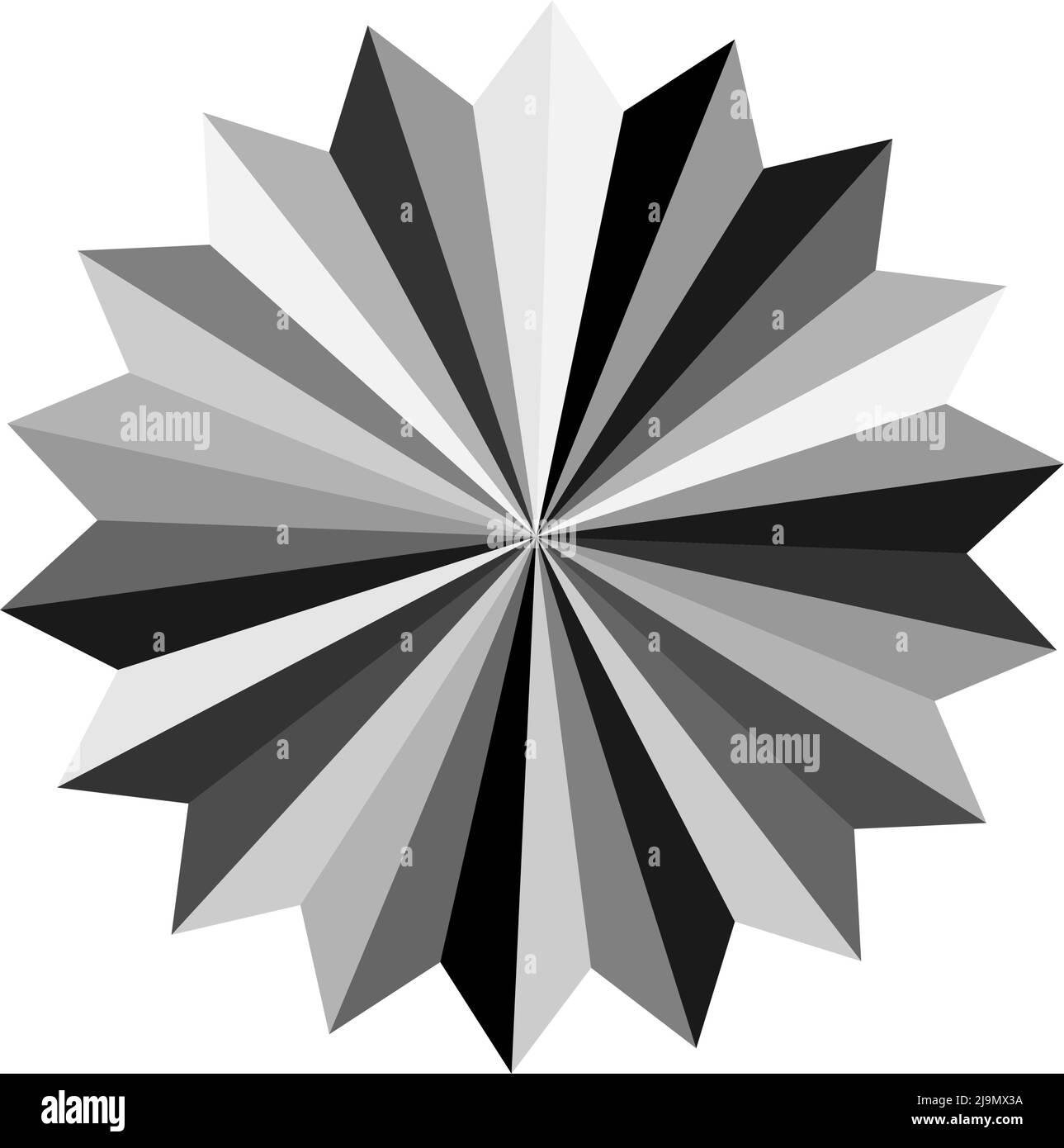 Starburst, sunburst star shape vector element. Stock vector ...
