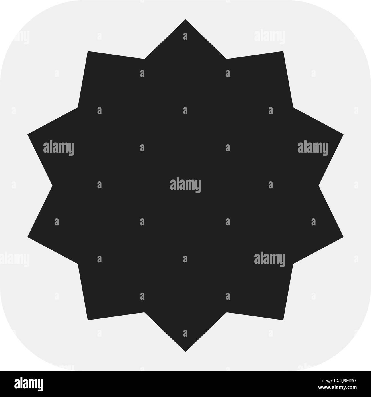 Starburst, sunburst star shape vector element. Stock vector ...