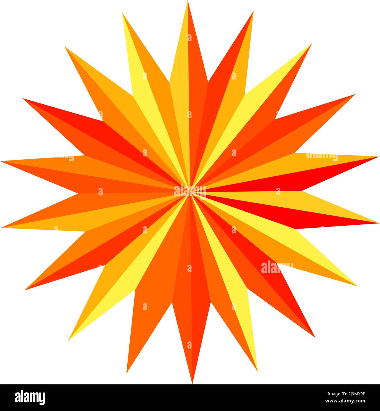 Starburst, sunburst star shape vector element. Stock vector ...