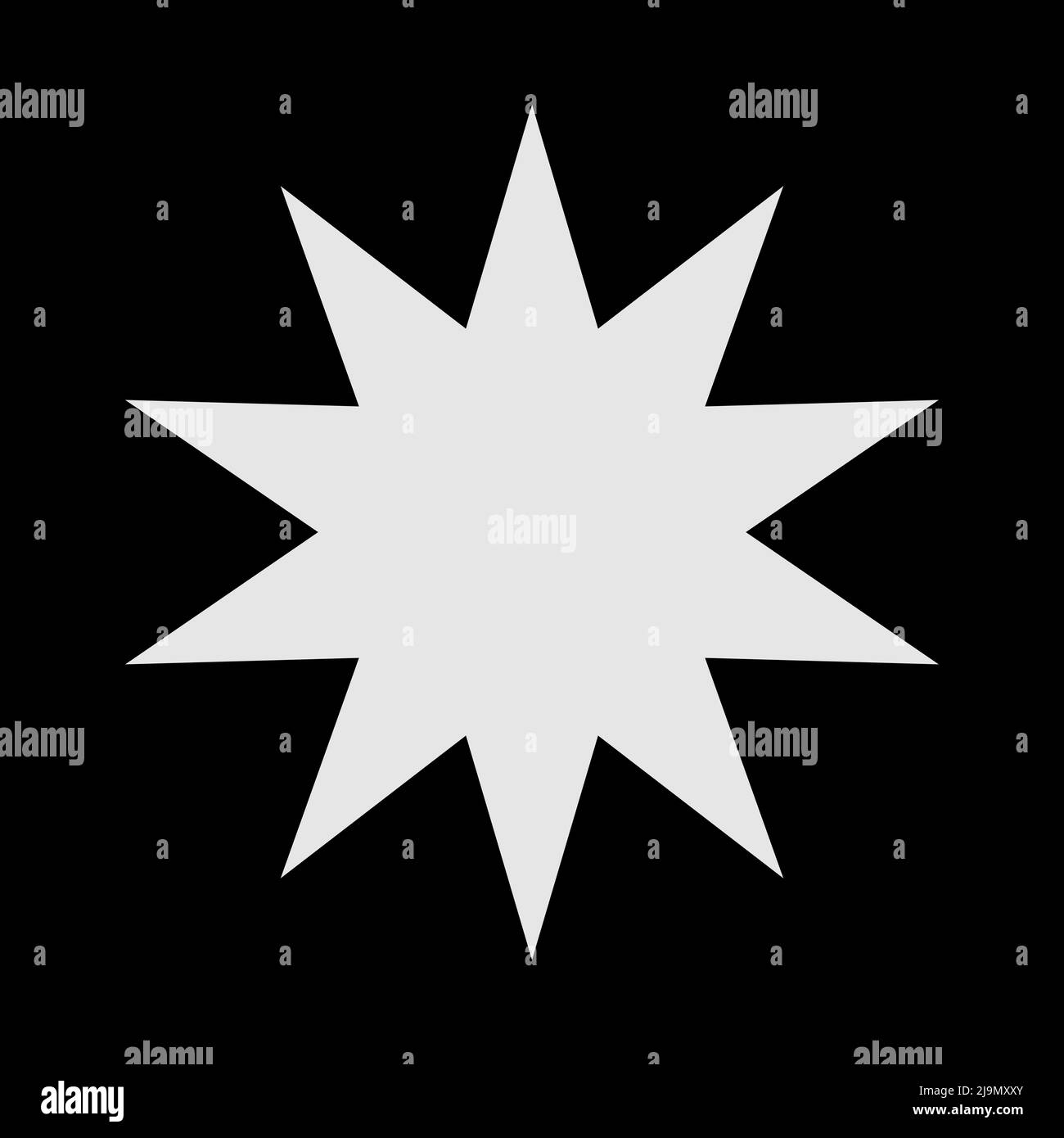 Starburst, sunburst star shape vector element. Stock vector ...