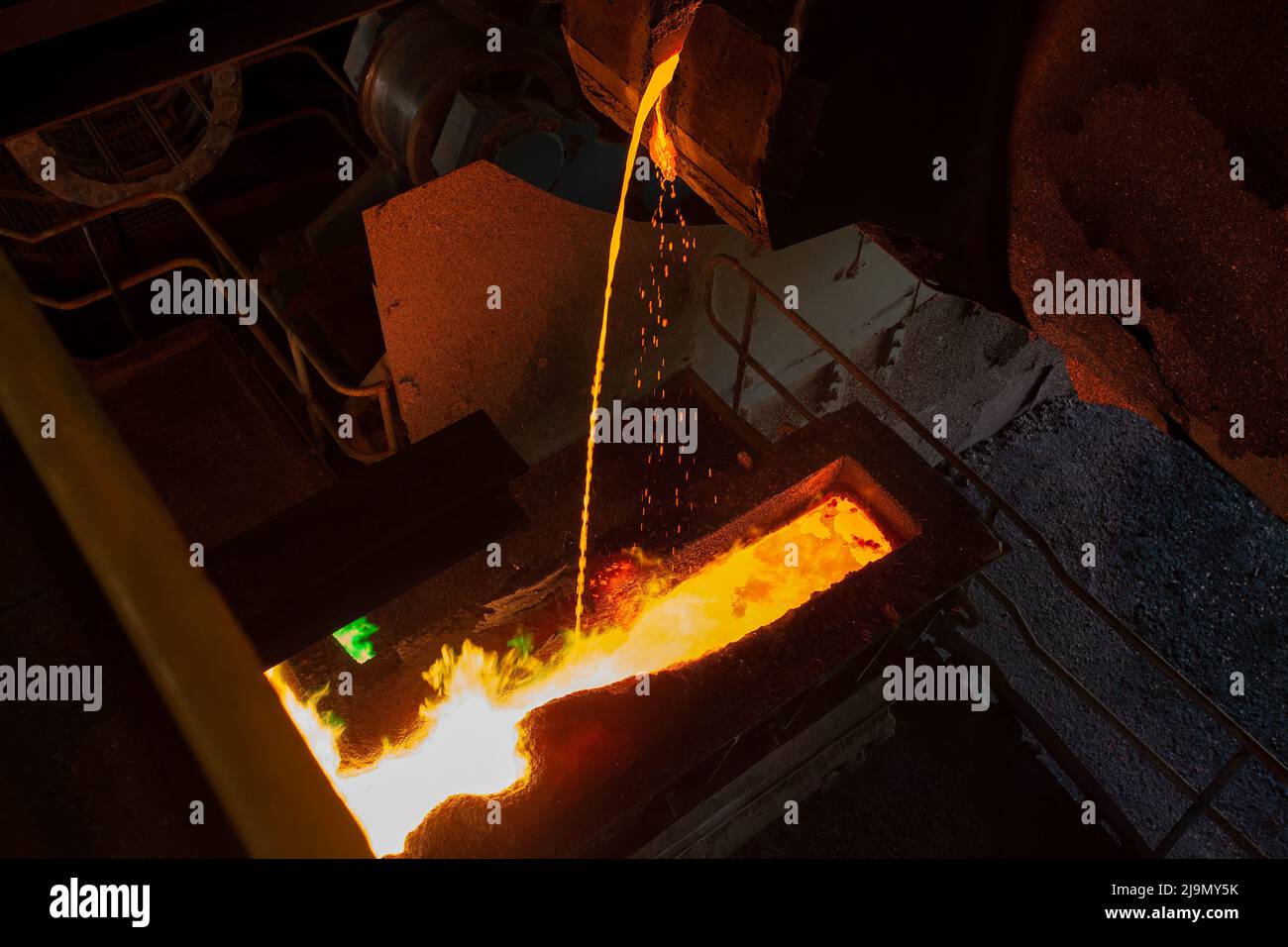 First Quantum Minerals copper smelter in operation Stock Photo - Alamy