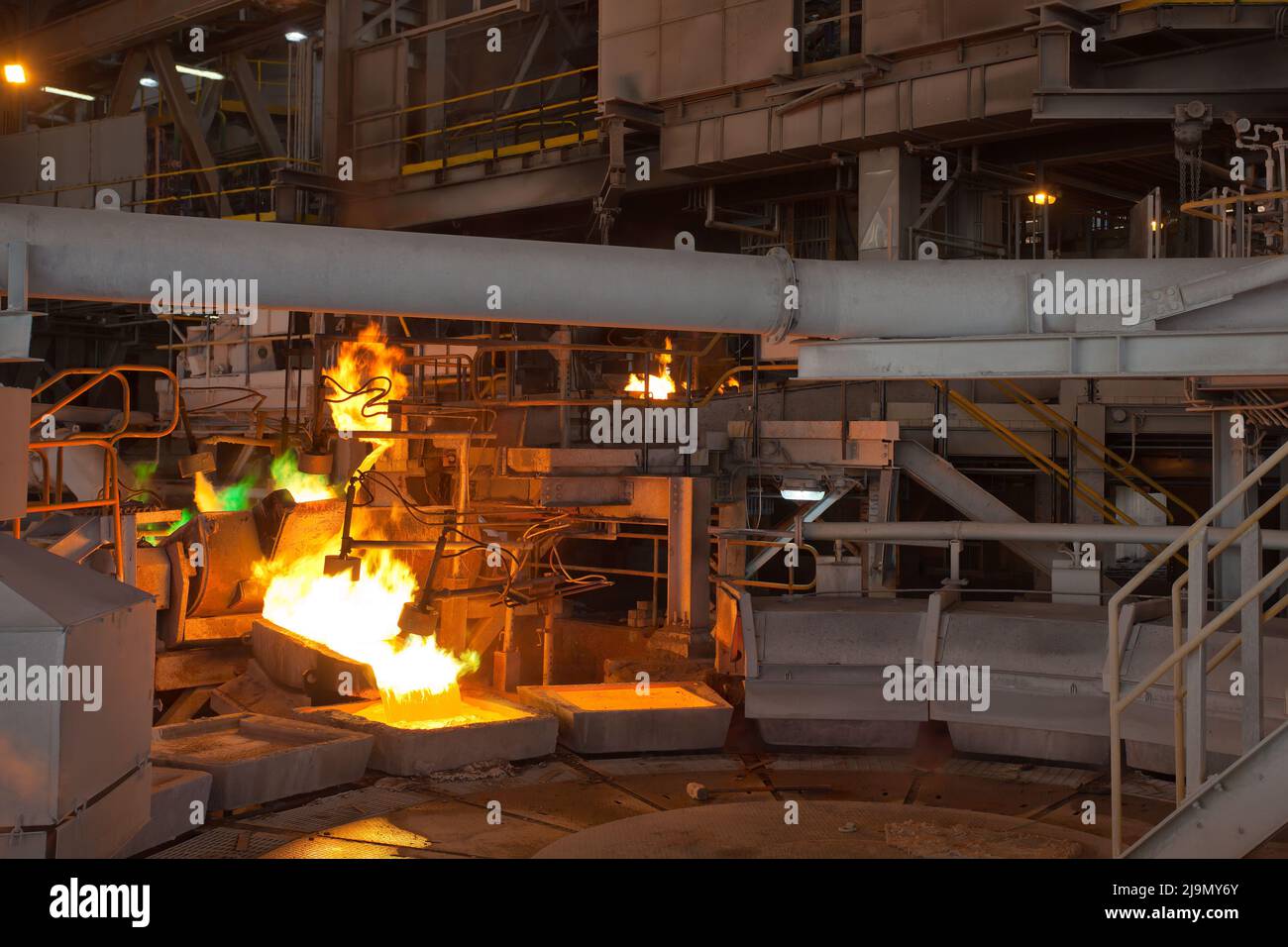 First Quantum Minerals copper smelter in operation Stock Photo - Alamy