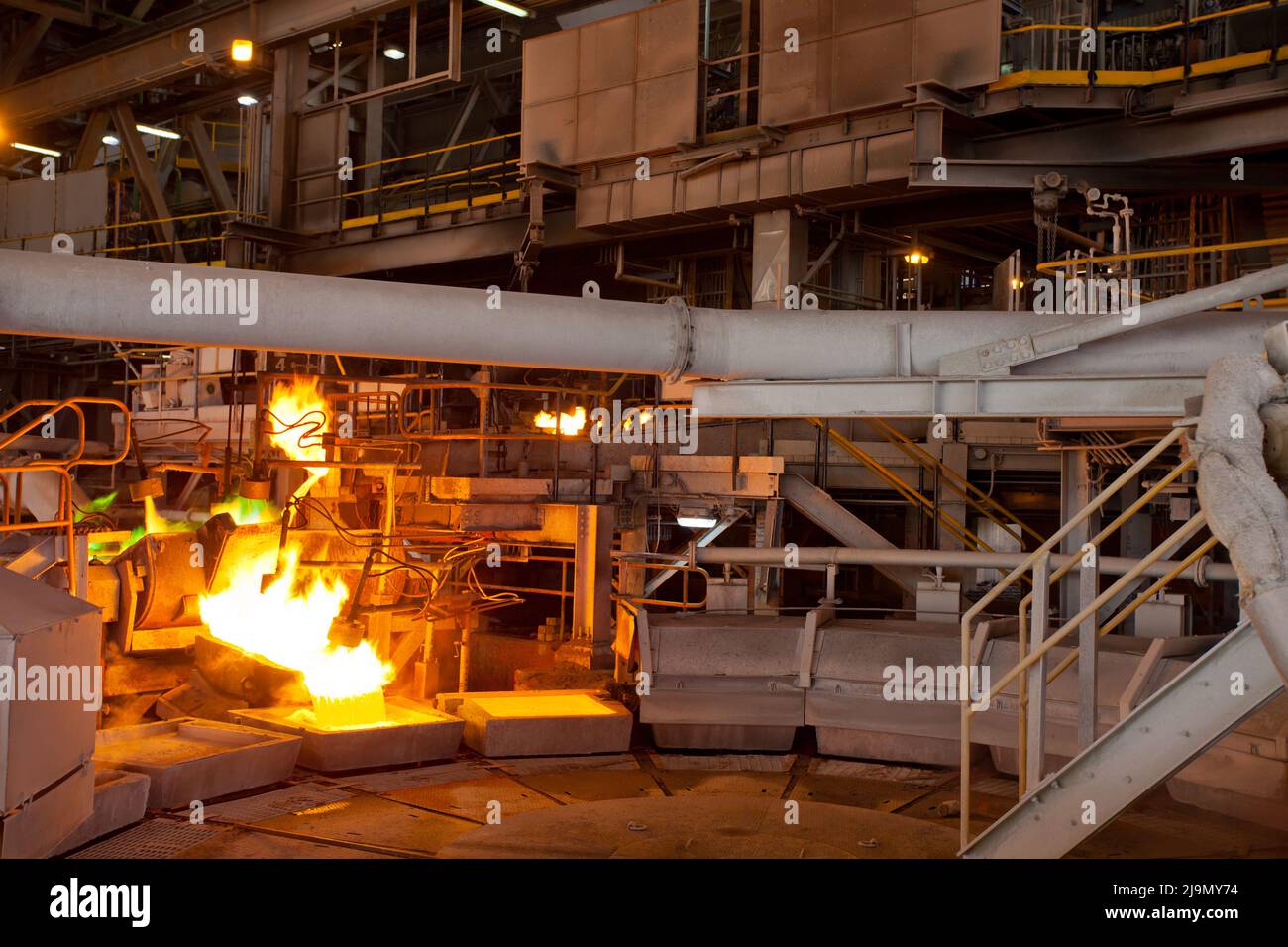 First Quantum Minerals copper smelter in operation Stock Photo - Alamy