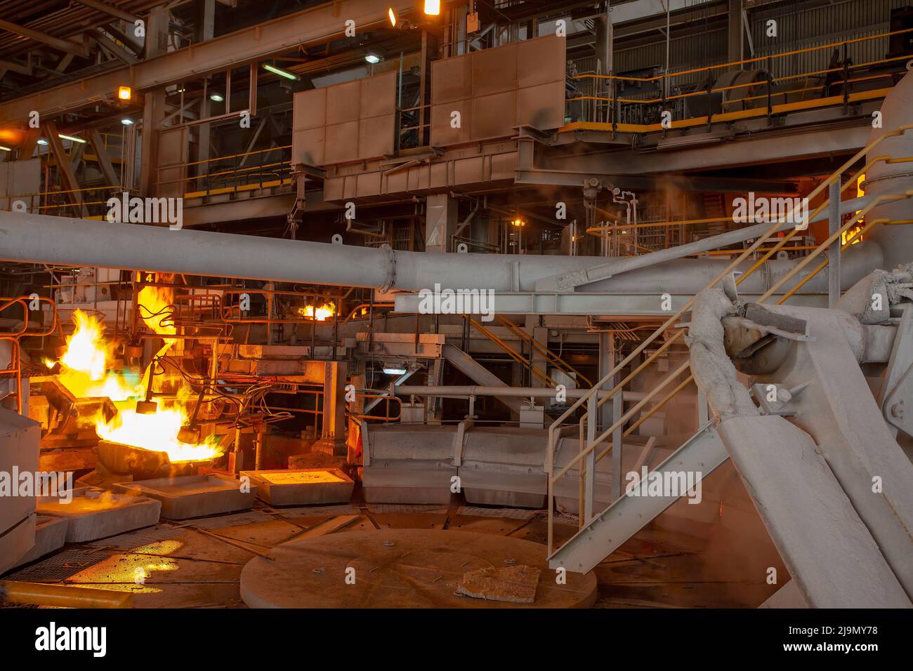 First Quantum Minerals copper smelter in operation Stock Photo - Alamy