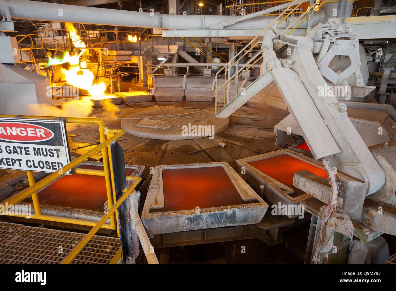 First Quantum Minerals copper smelter in operation Stock Photo - Alamy
