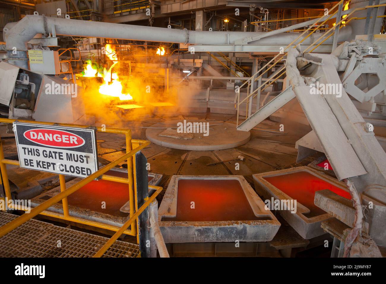 First Quantum Minerals copper smelter in operation Stock Photo - Alamy