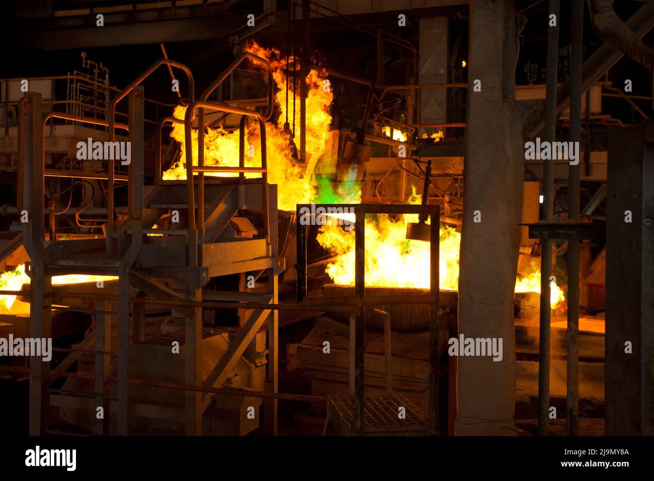 First Quantum Minerals copper smelter in operation Stock Photo - Alamy