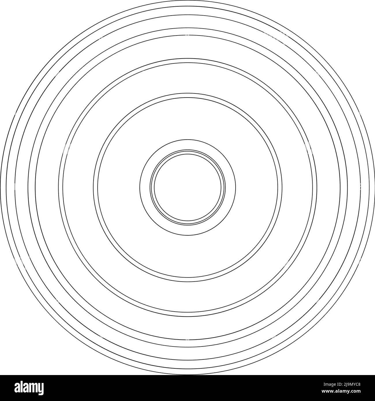 Random circles abstract geometric composition. Stock vector ...