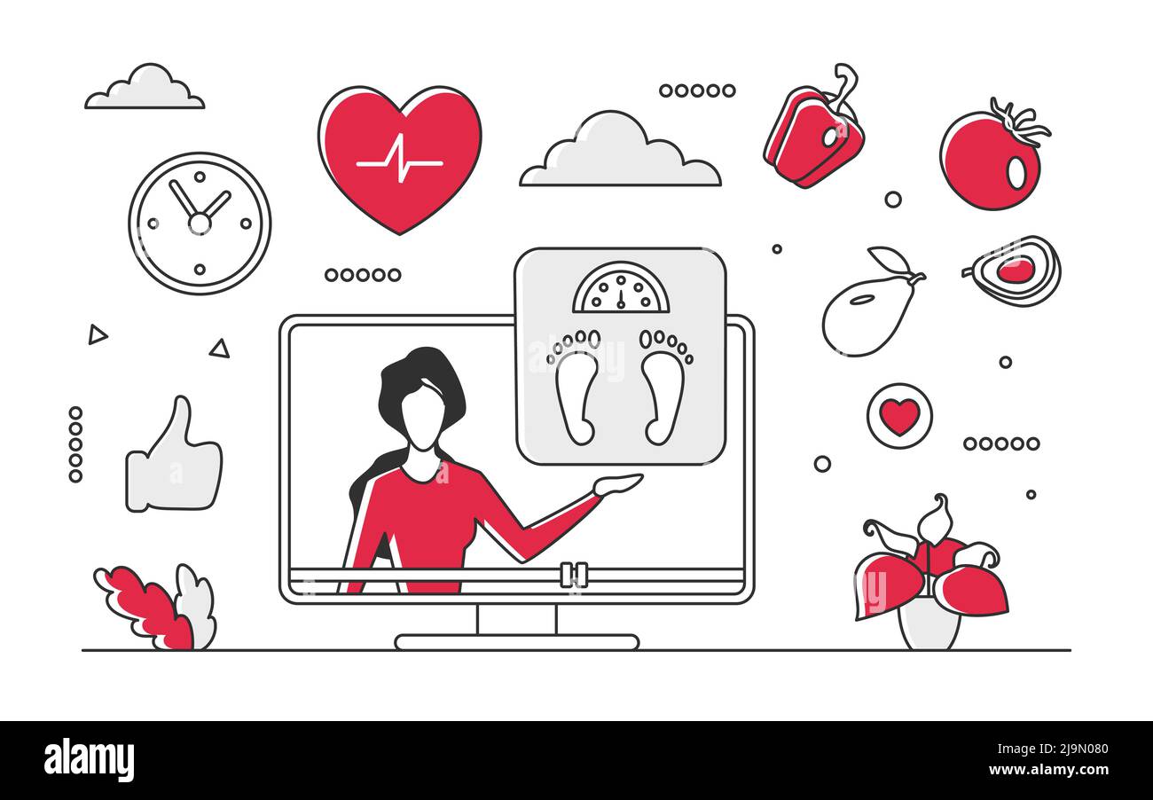 Balanced and healthy weight loss program. Nutritionist advice for food ...