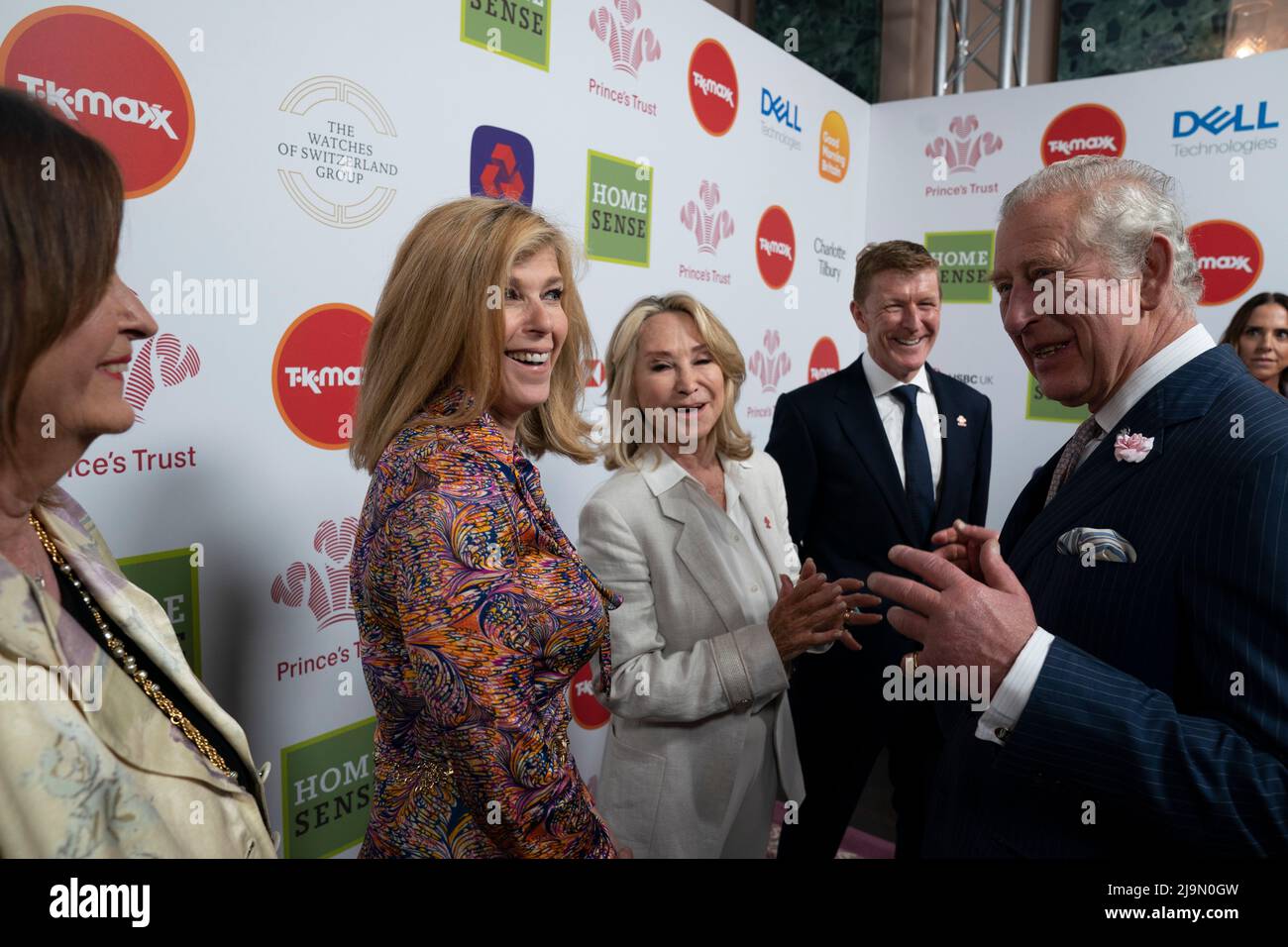 The Prince of Wales meets with Kate Garraway, Felicity Kendal and Major ...