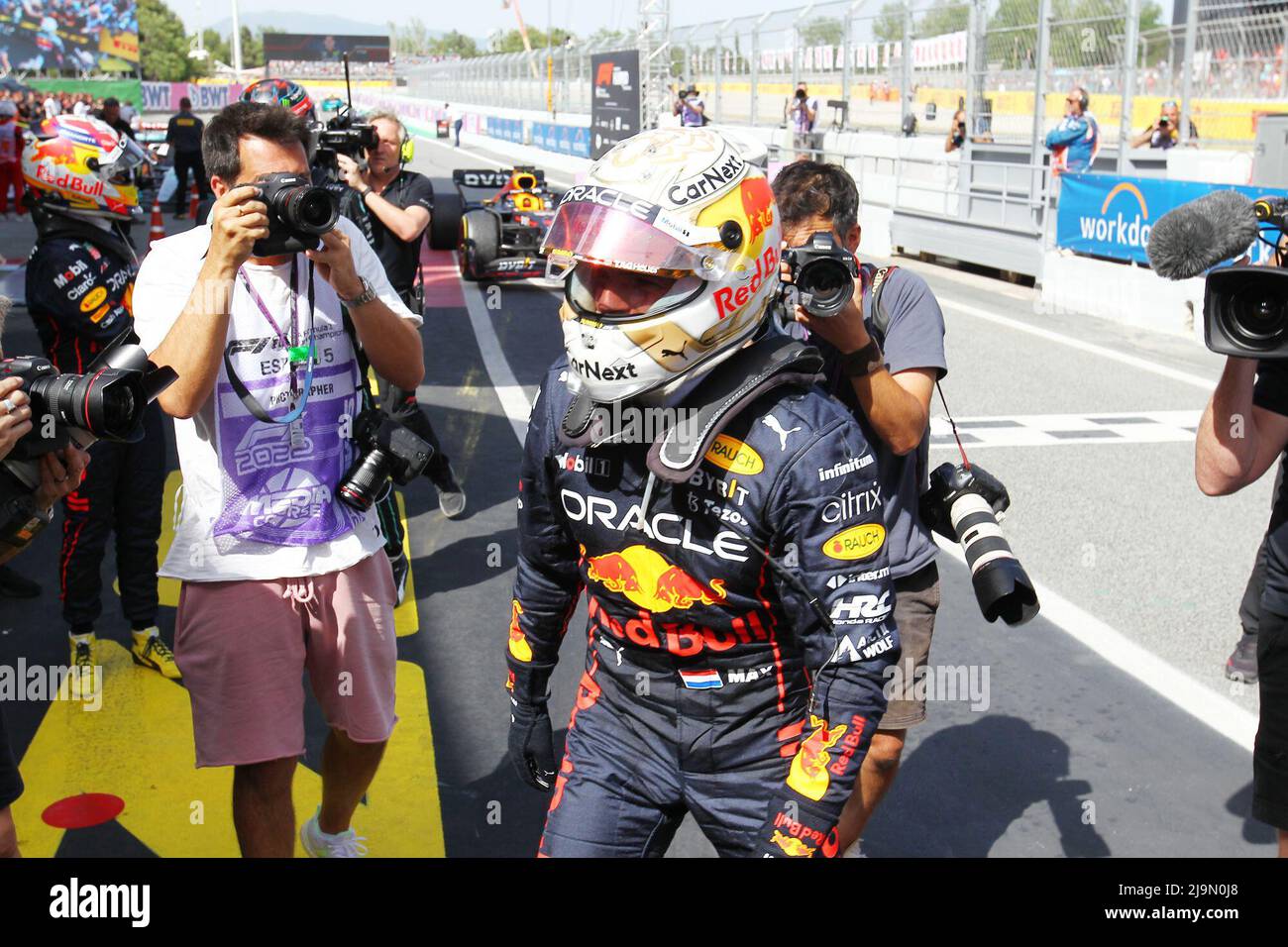 Barcelona, Spain. 22nd May, 2022. Max Verstappen (NED) Redbull Racing ...