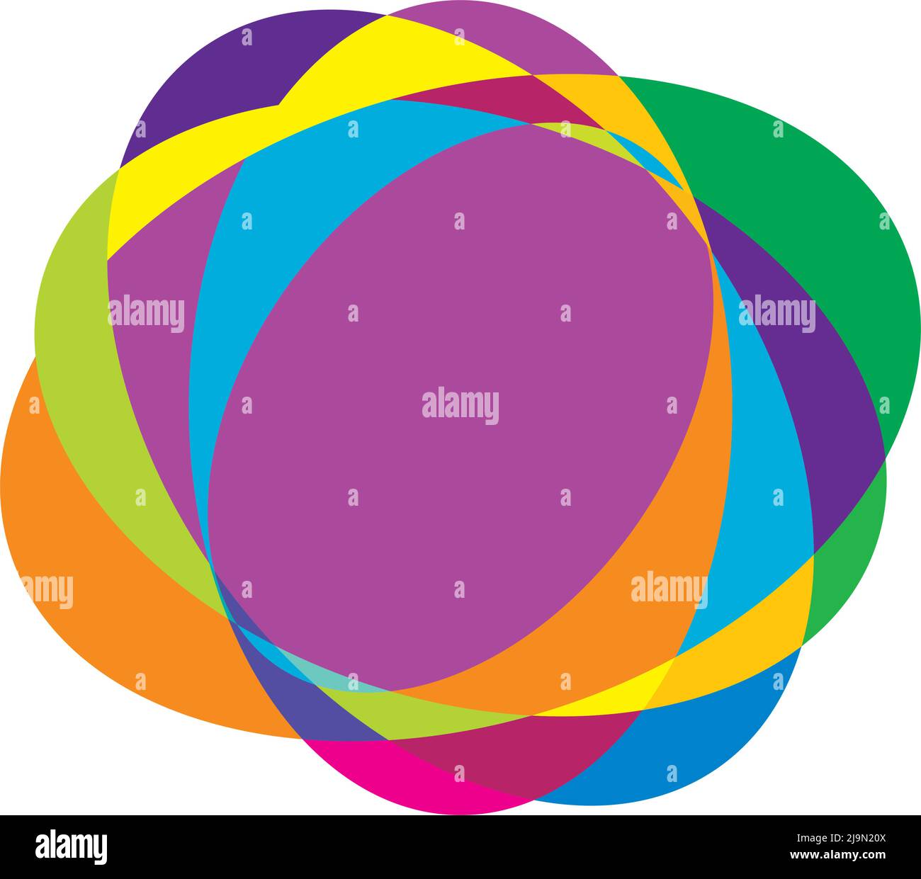 Random circles, circular rings geometric design element. Stock vector ...