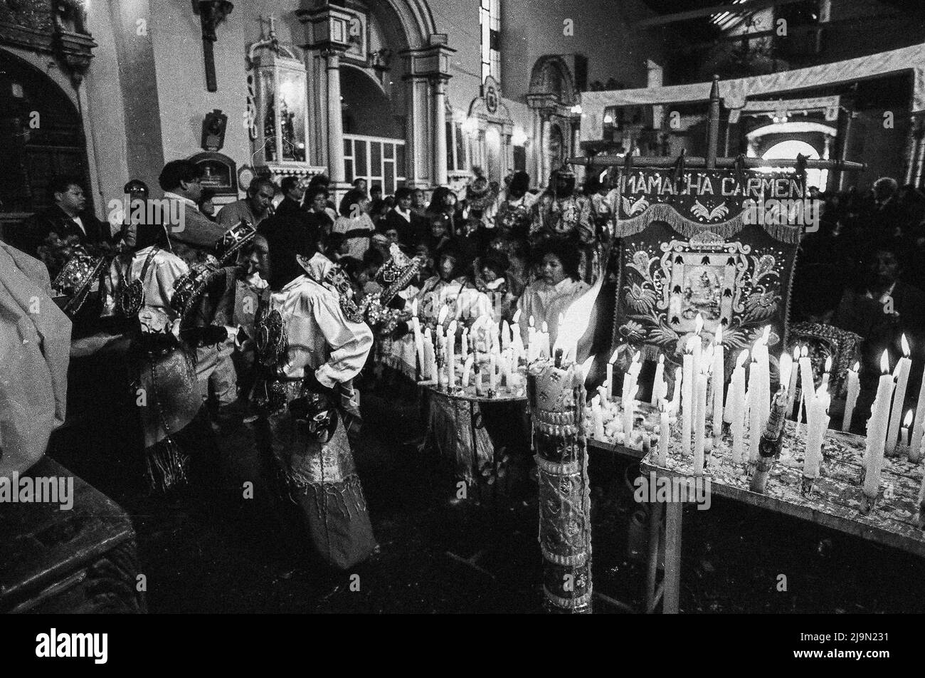 Mamacha Carmen pilgrimage and celebration in Paucartambo, Cusco, Peru ...