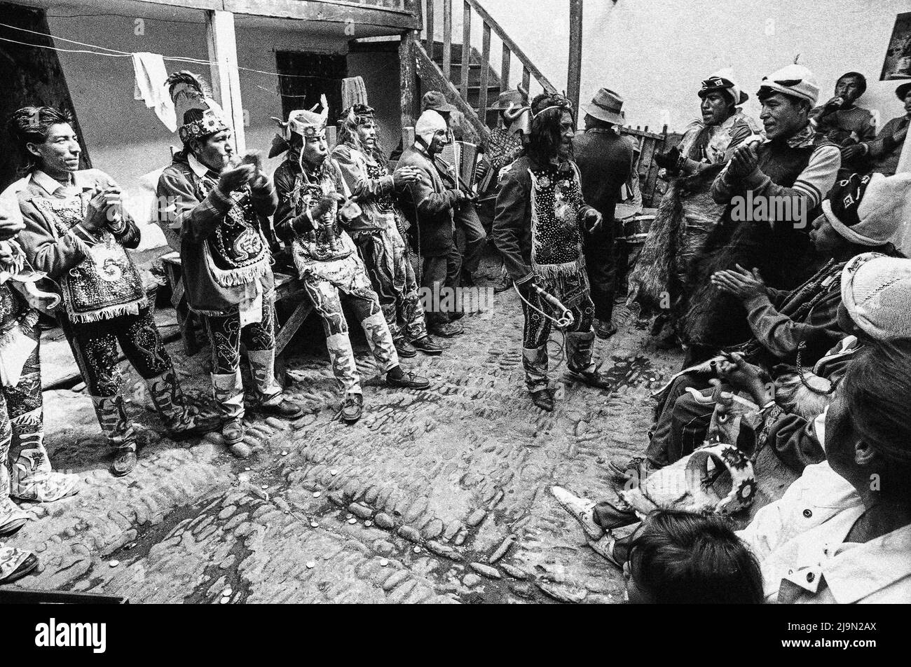 Mamacha Carmen celebration in Pisac, Cusco Stock Photo - Alamy
