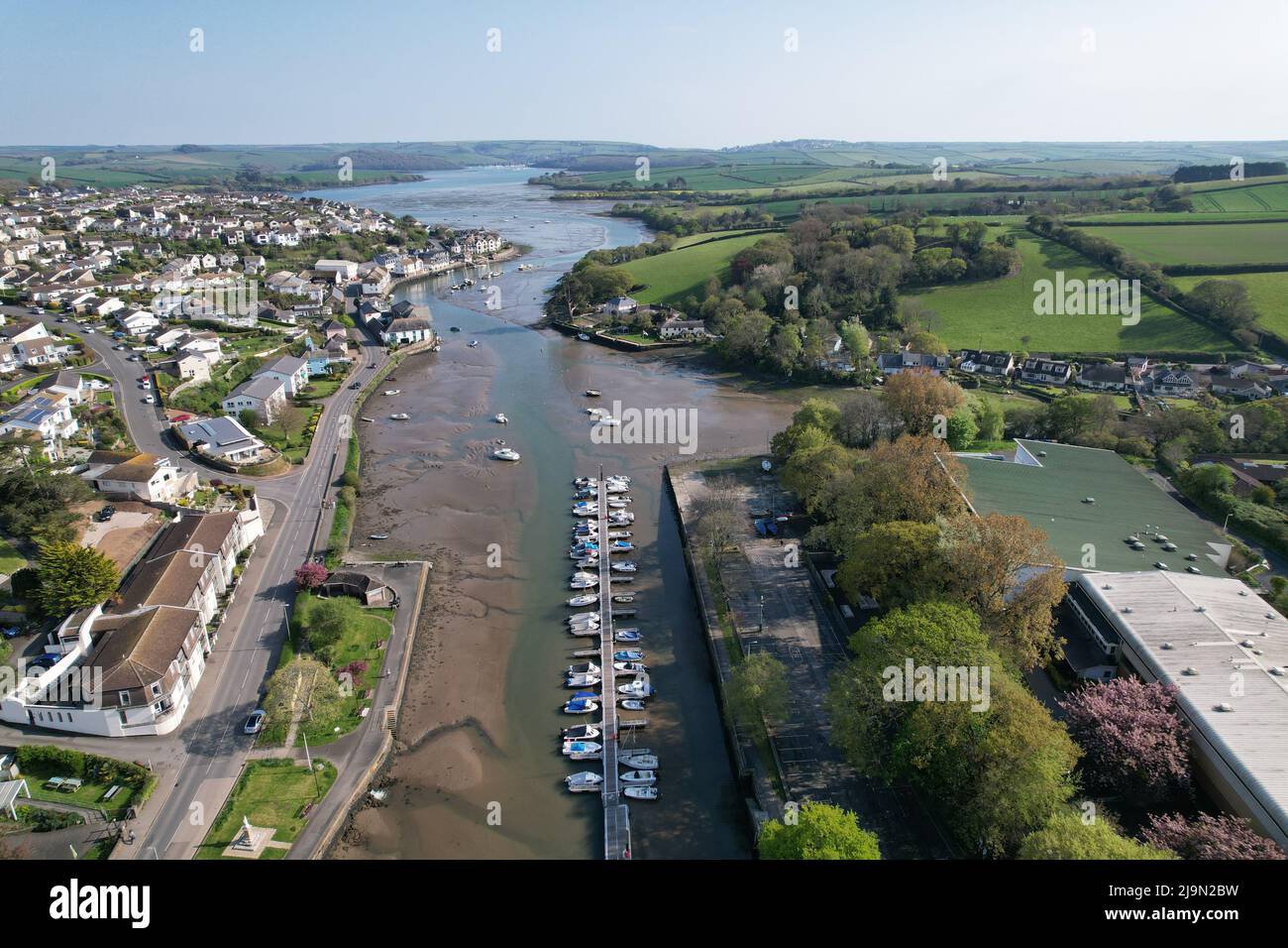 Aerial view of the salcombe estuary hi-res stock photography and images ...