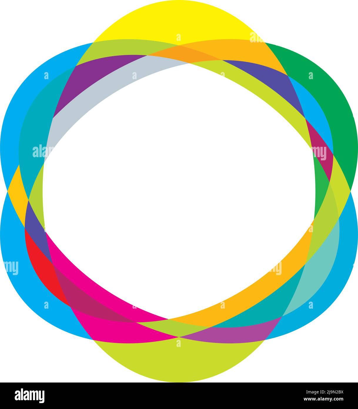 Random circles, circular rings geometric design element. Stock vector ...