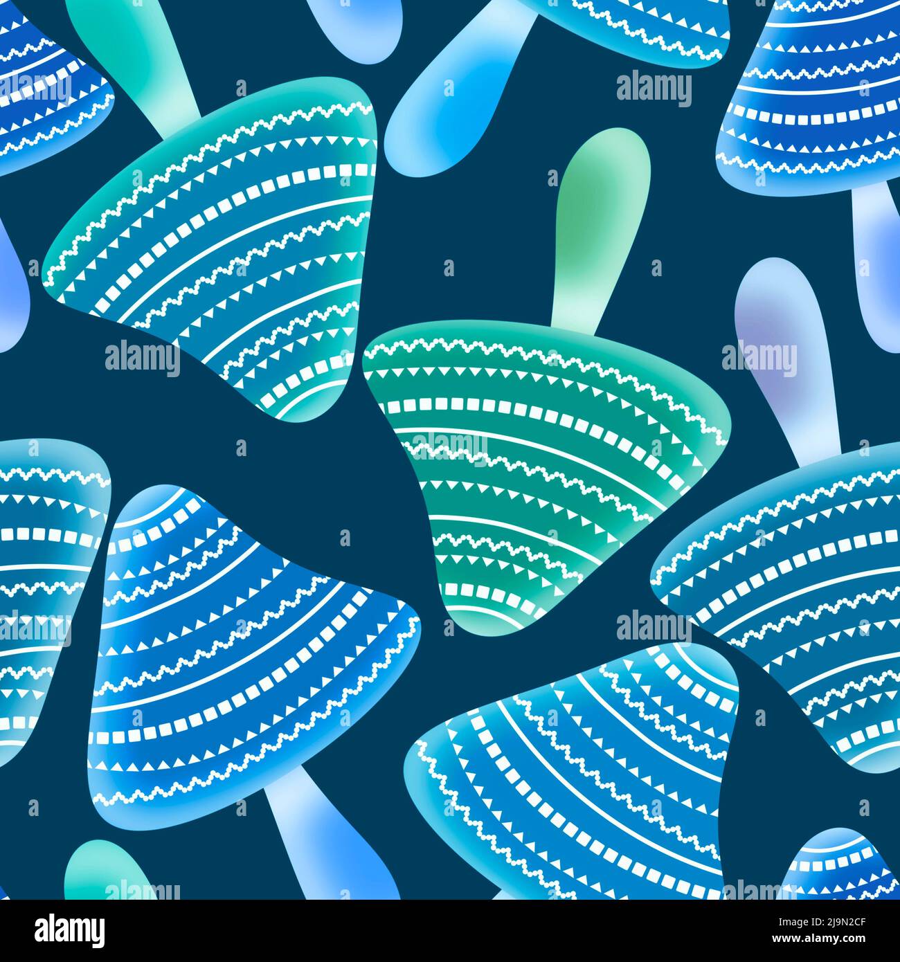 Mushrooms seamless pattern for wallpaper and fabrics and textiles and packaging and gifts and ...