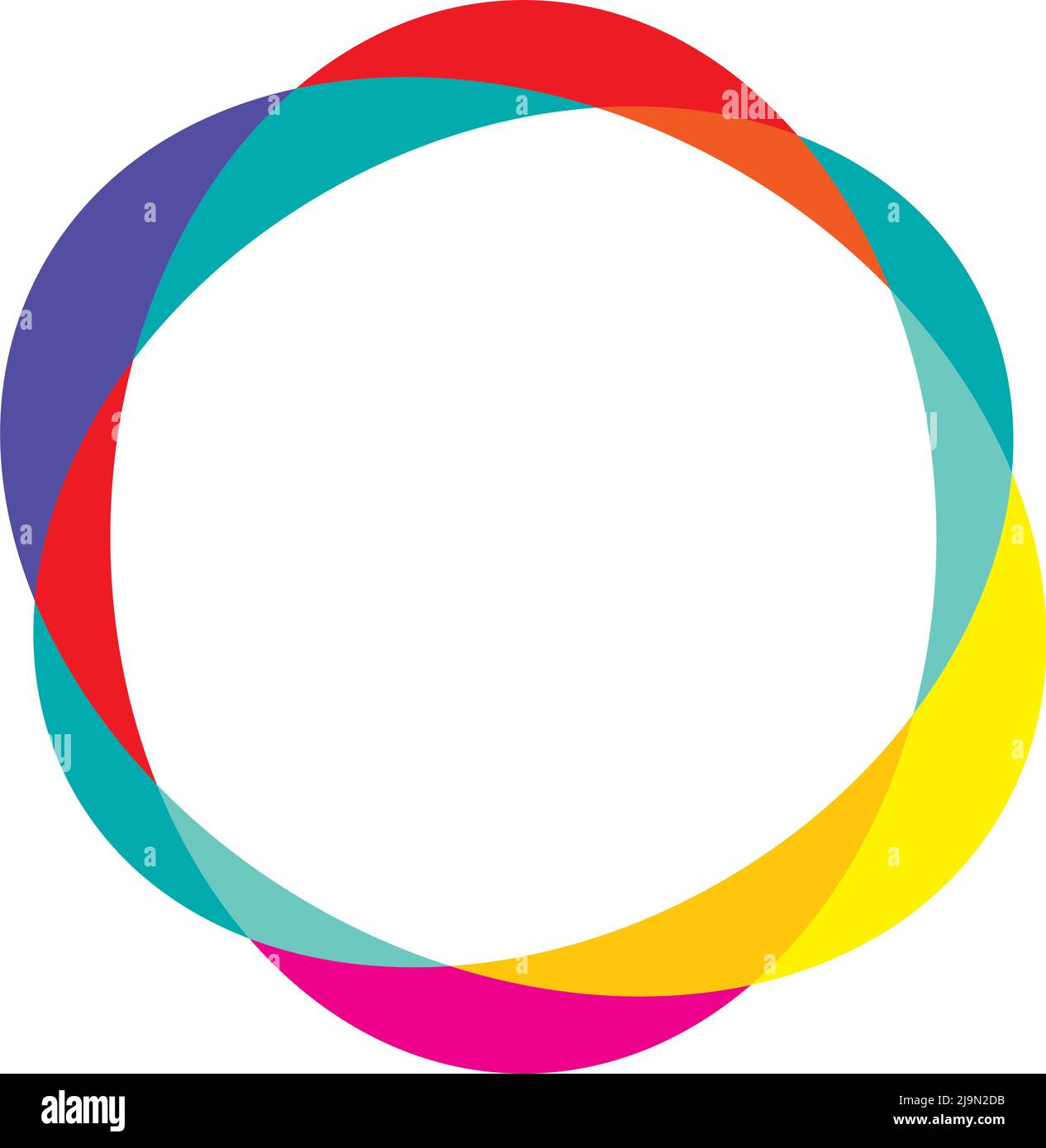 Random circles, circular rings geometric design element. Stock vector ...