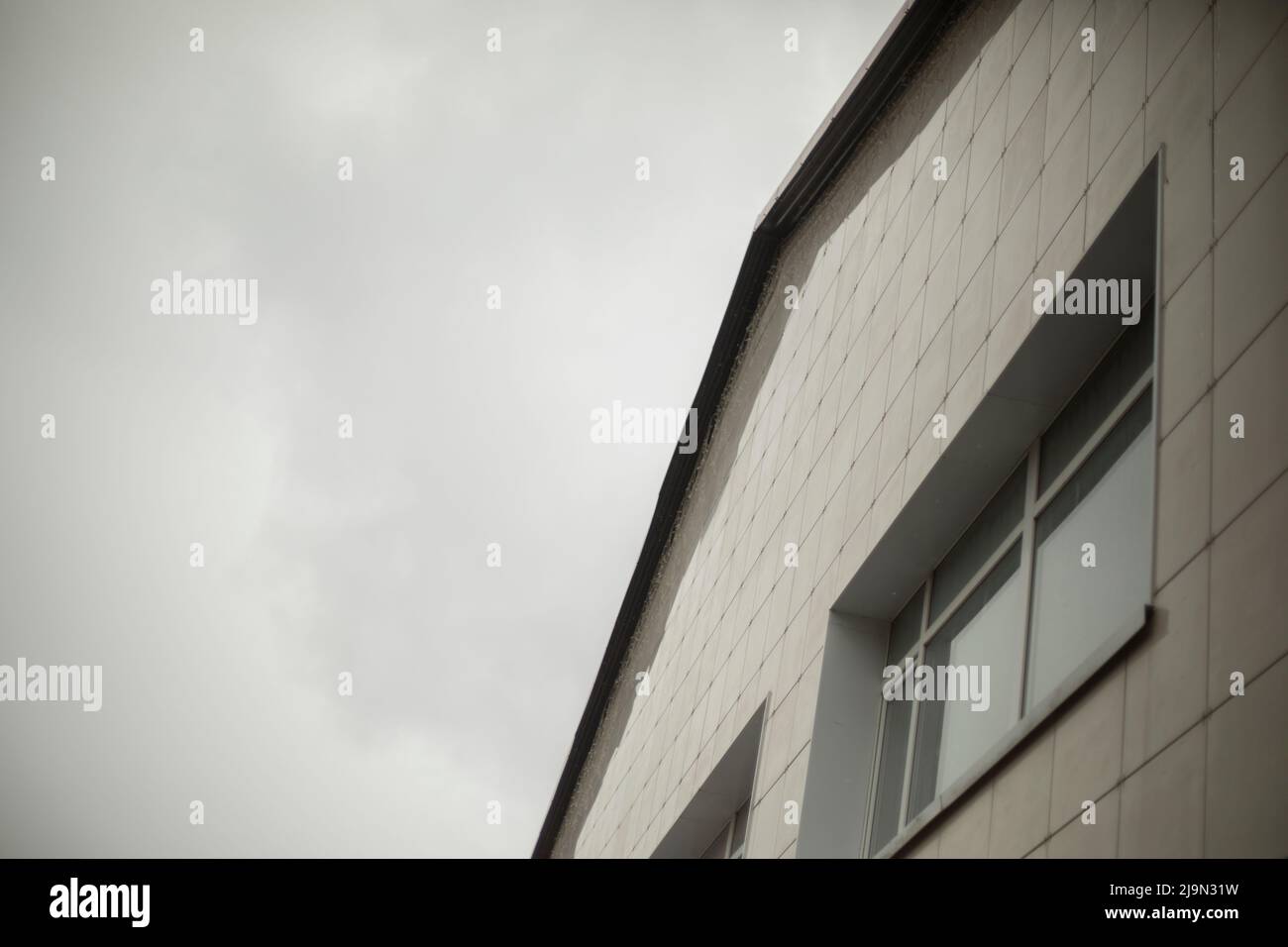 Window in building. Architecture details. Jet building. View of house ...