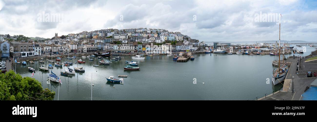 Brixham Harbour Devon Stock Photo - Alamy