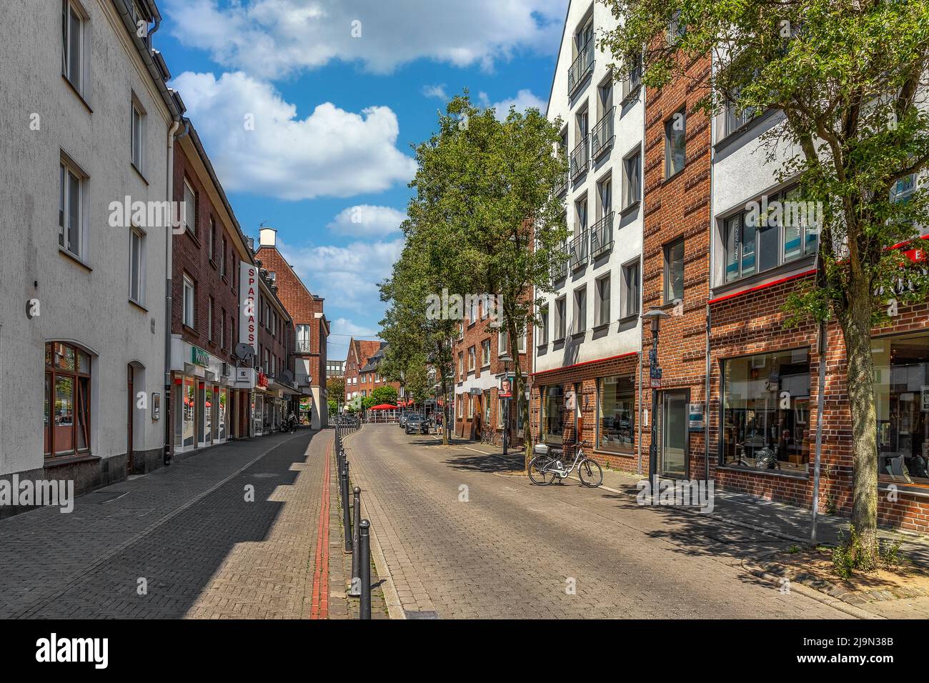 WESEL, GERMANY - May 19th, 2022: Streets of Wesel, the town in ...
