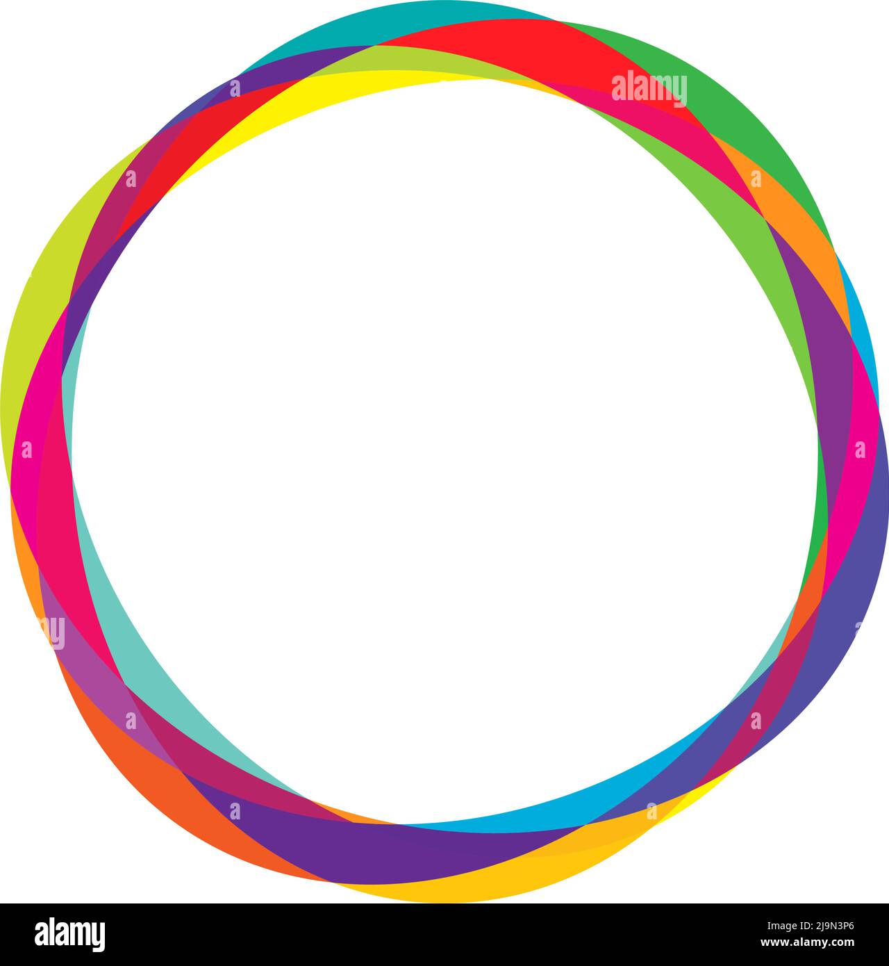 Random circles, circular rings geometric design element. Stock vector ...