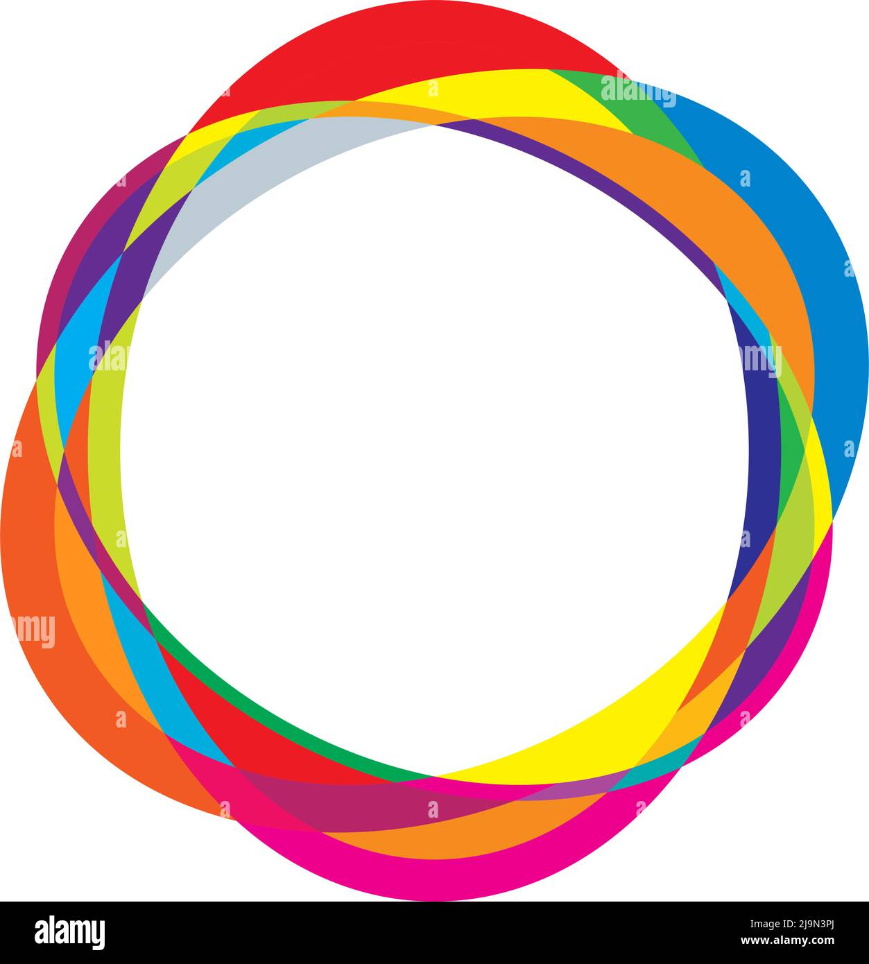 Random circles, circular rings geometric design element. Stock vector ...