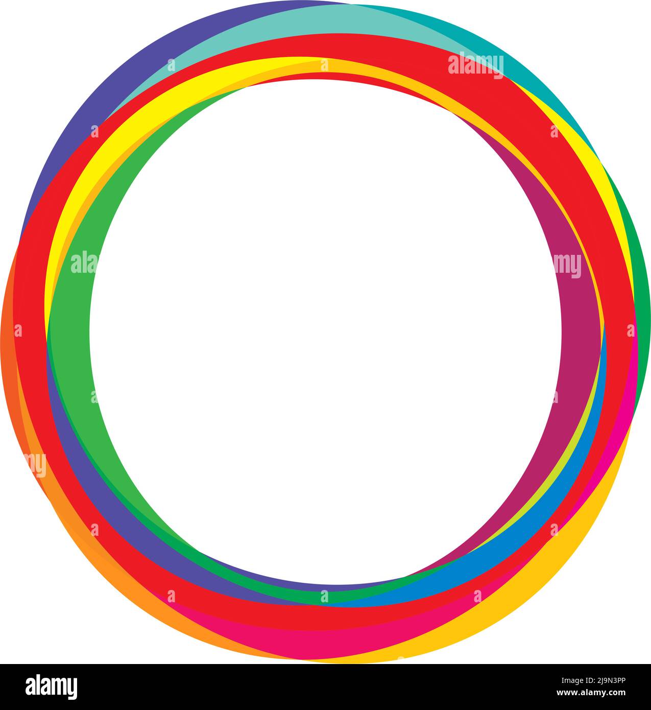 Random circles, circular rings geometric design element. Stock vector ...