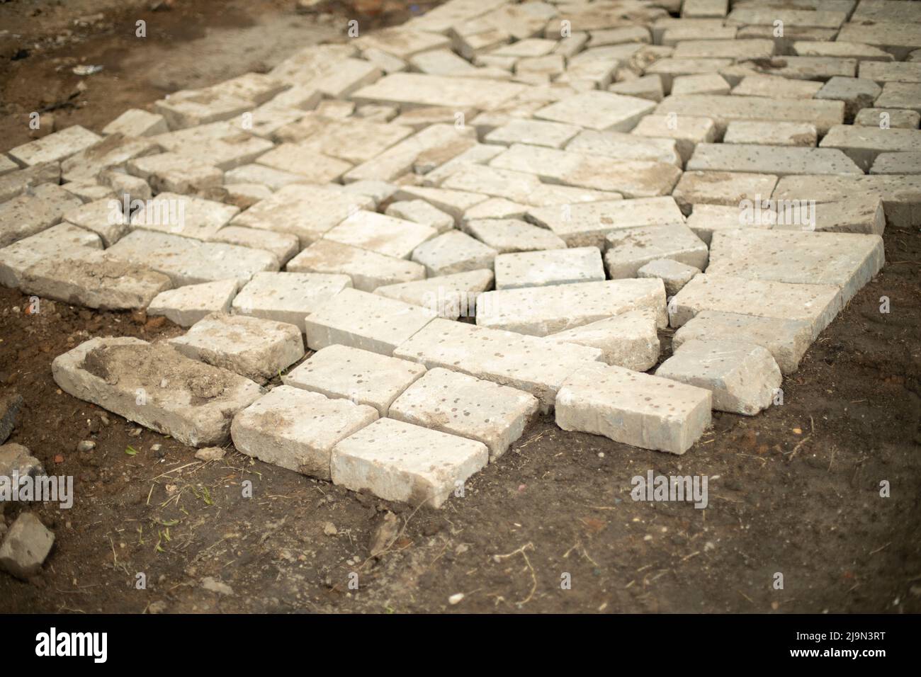 Rectangular cobble stones hi-res stock photography and images - Alamy