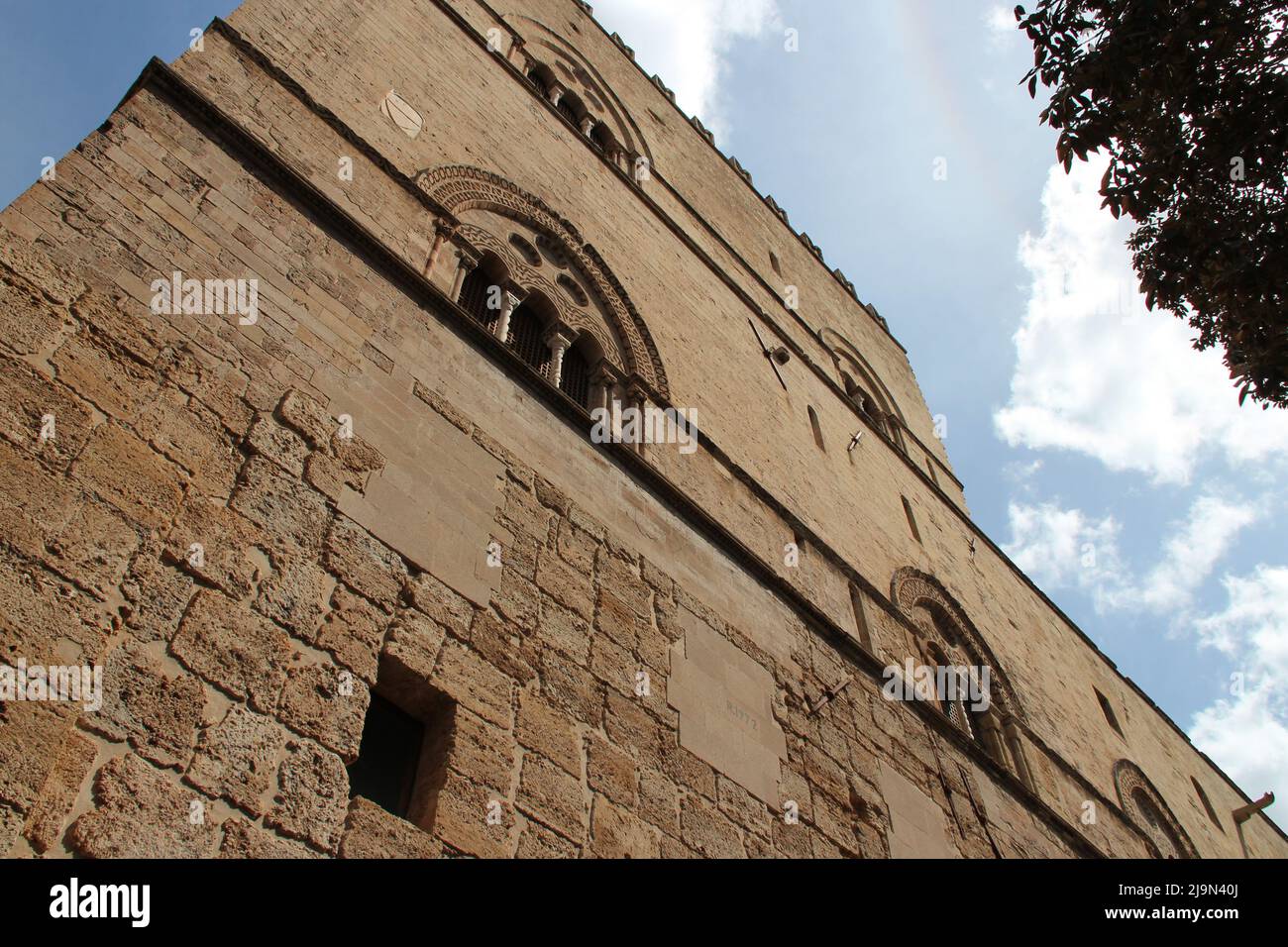 medieval palace (chiaramonte steri) in palermo in sicily (italy Stock ...
