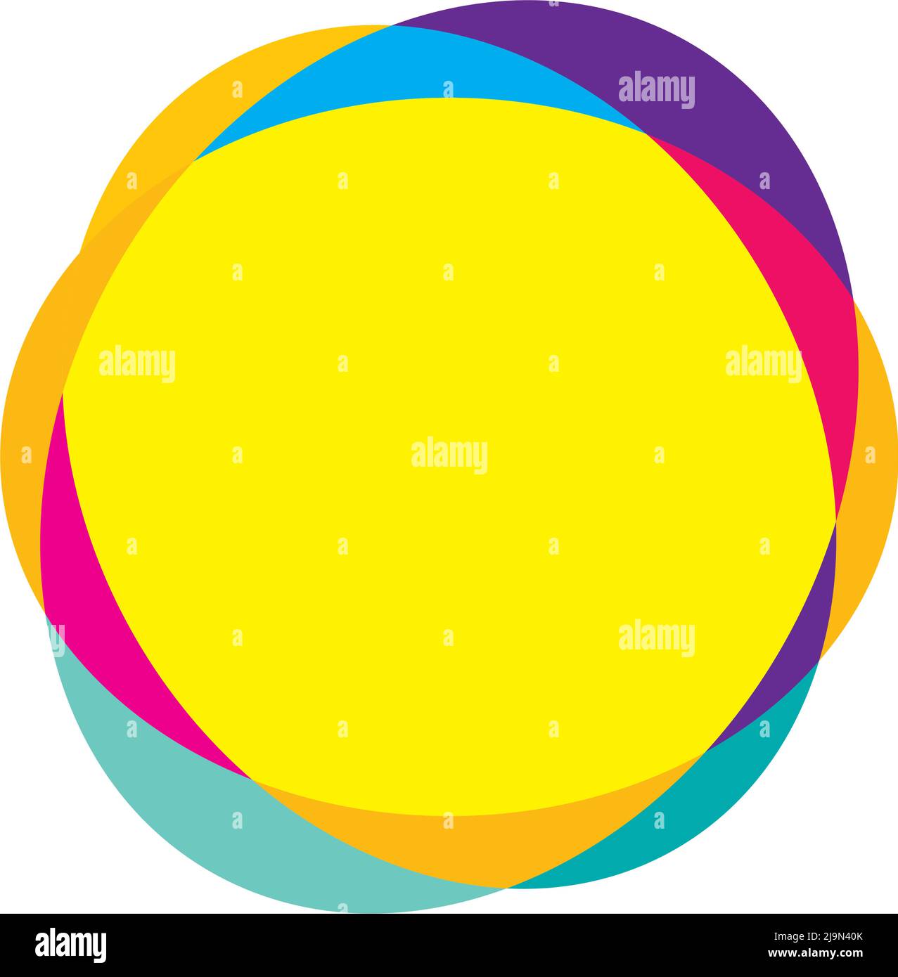 Random circles, circular rings geometric design element. Stock vector ...
