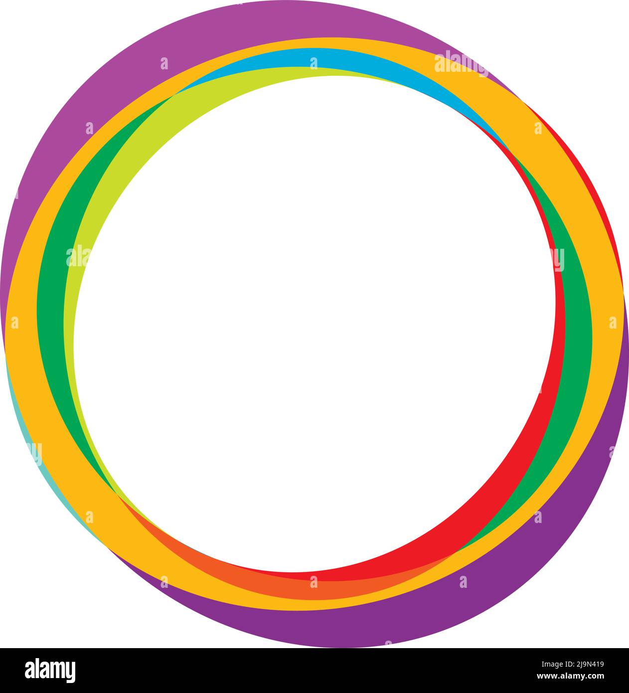 Random circles, circular rings geometric design element. Stock vector ...