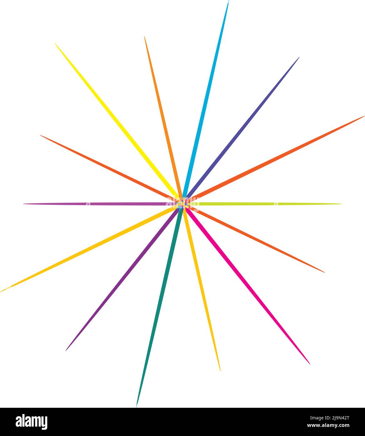 Random circles, circular rings geometric design element. Stock vector ...