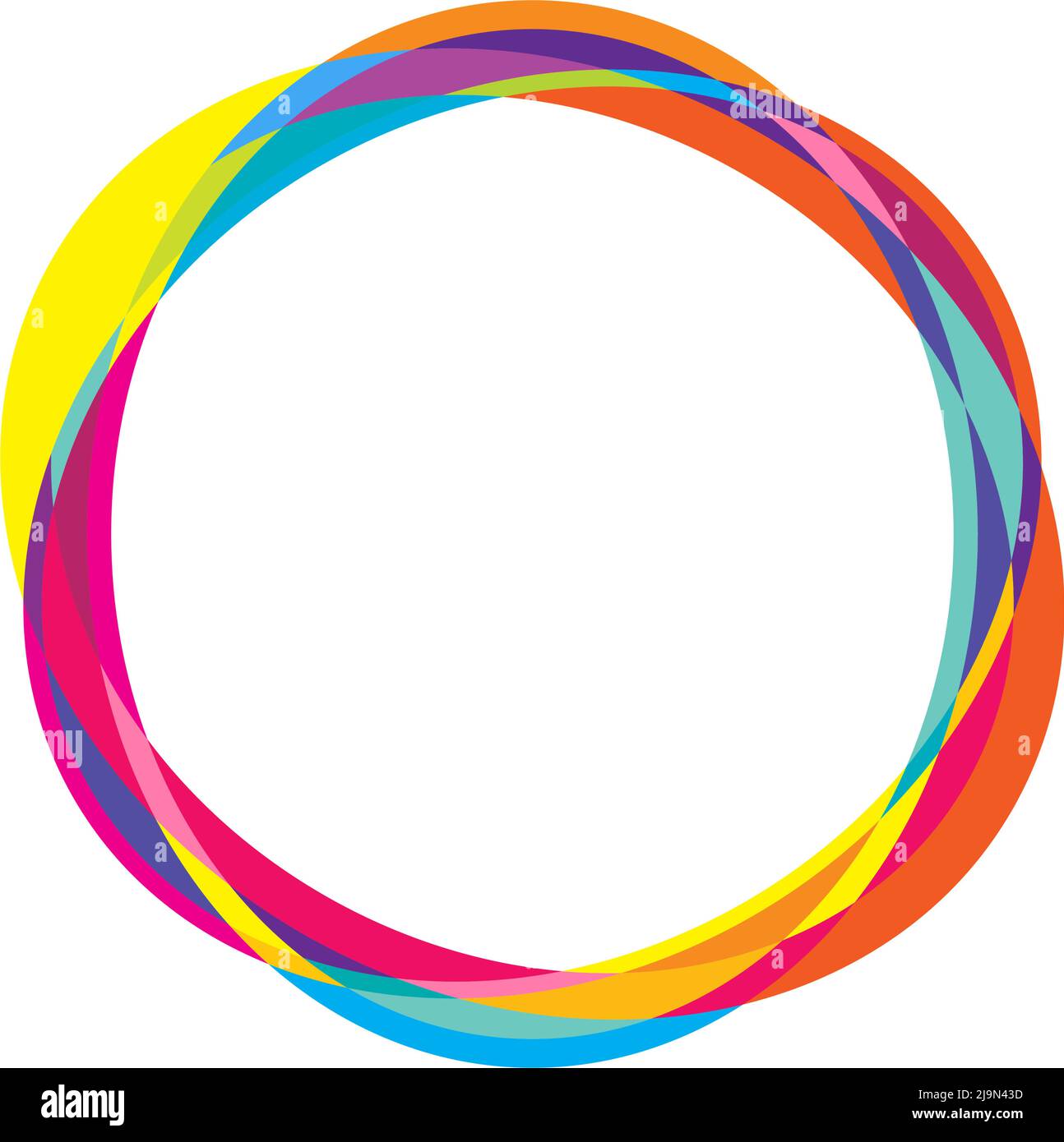 Random circles, circular rings geometric design element. Stock vector ...