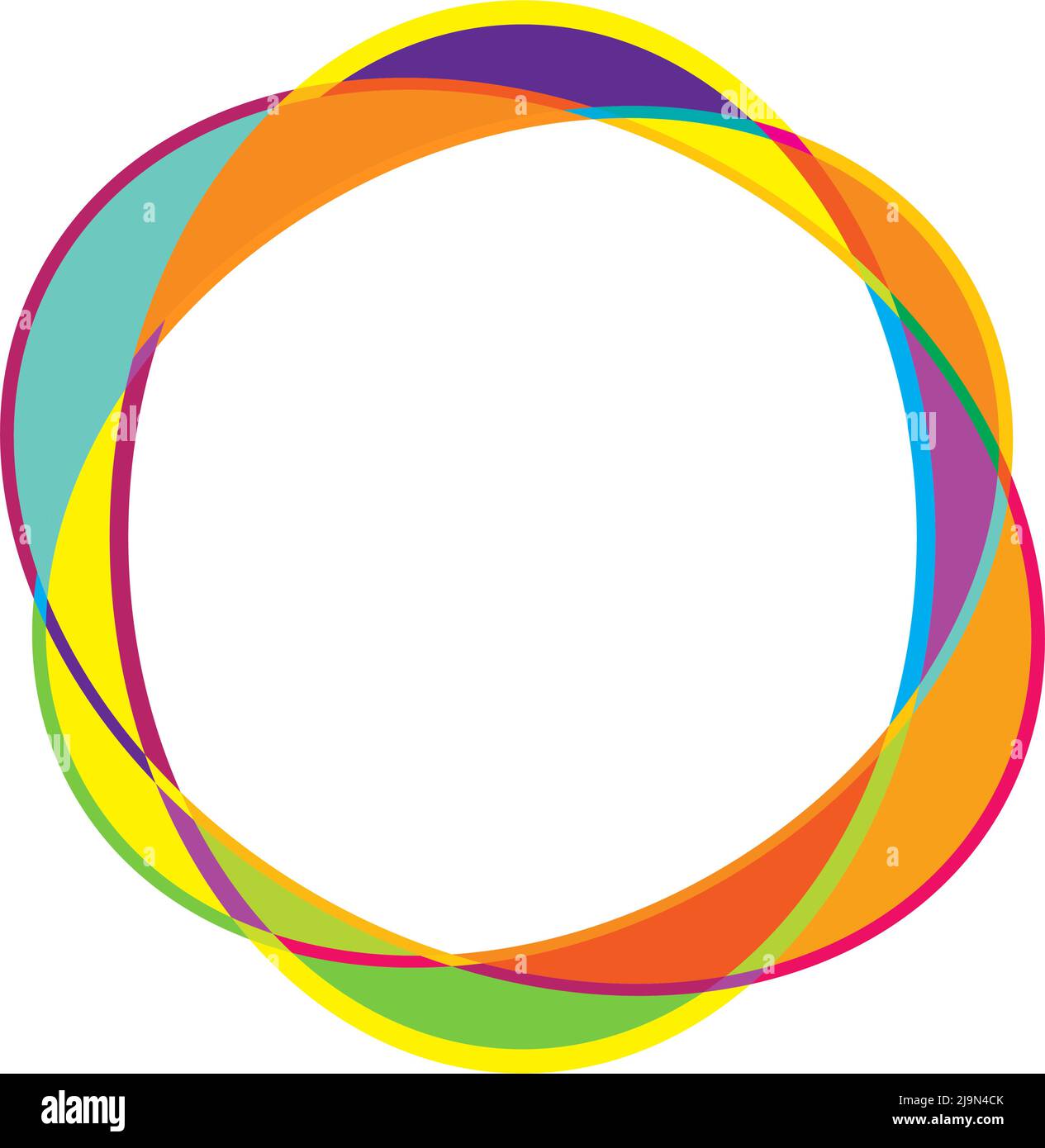 Random circles, circular rings geometric design element. Stock vector ...