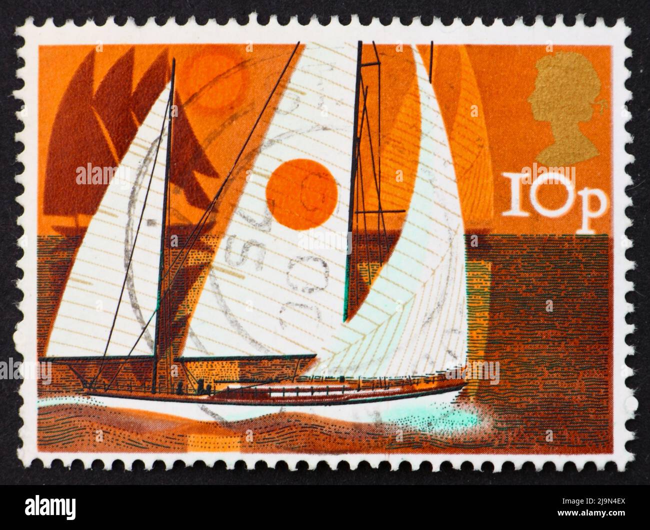 GREAT BRITAIN – CIRCA 1974: a stamp printed in the Great Britain shows ...