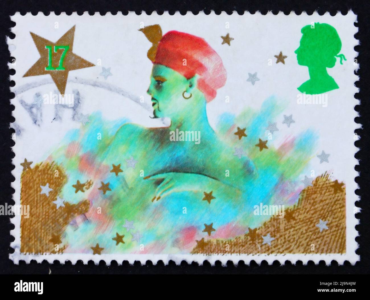 GREAT BRITAIN - CIRCA 1985: a stamp printed in the Great Britain shows ...