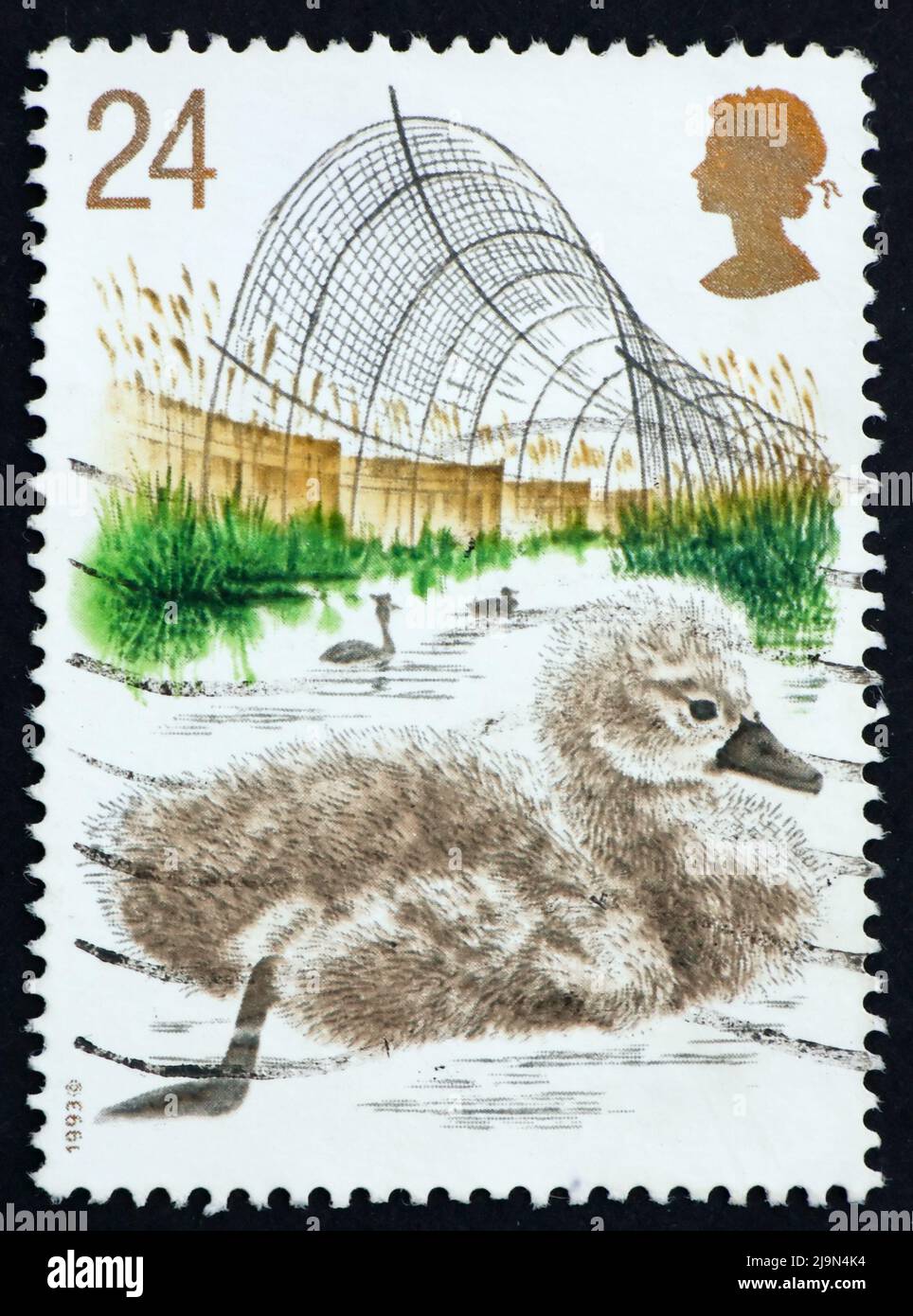 GREAT BRITAIN – CIRCA 1992: a stamp printed in the Great Britain shows ...