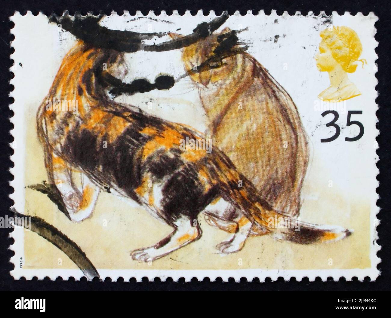 GREAT BRITAIN - CIRCA 1995: a stamp printed in the Great Britain shows ...