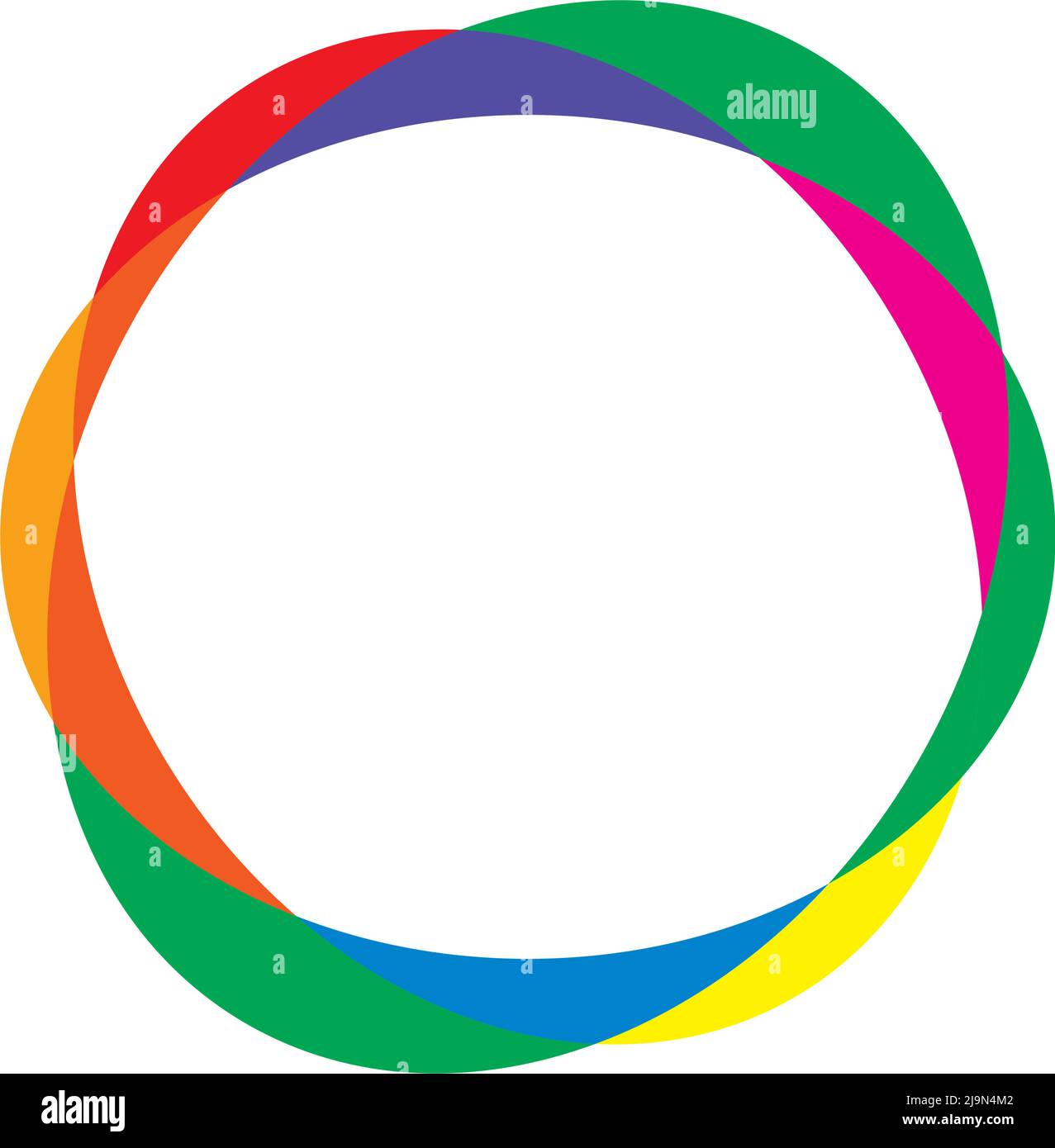 Random circles, circular rings geometric design element. Stock vector ...
