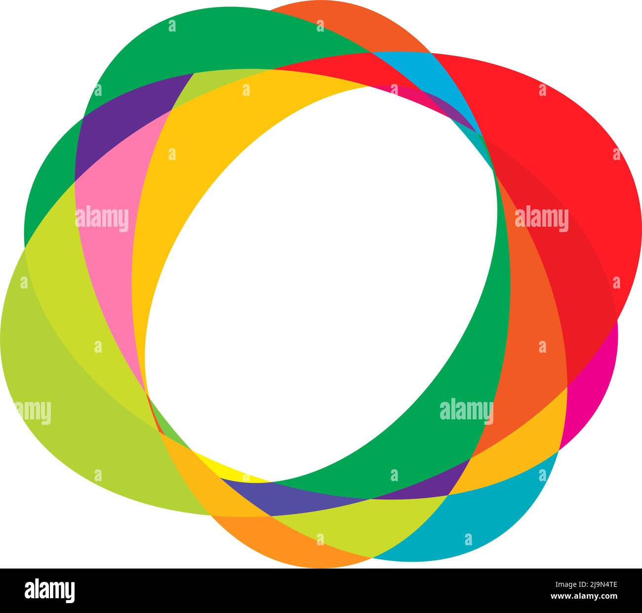 Random circles, circular rings geometric design element. Stock vector ...