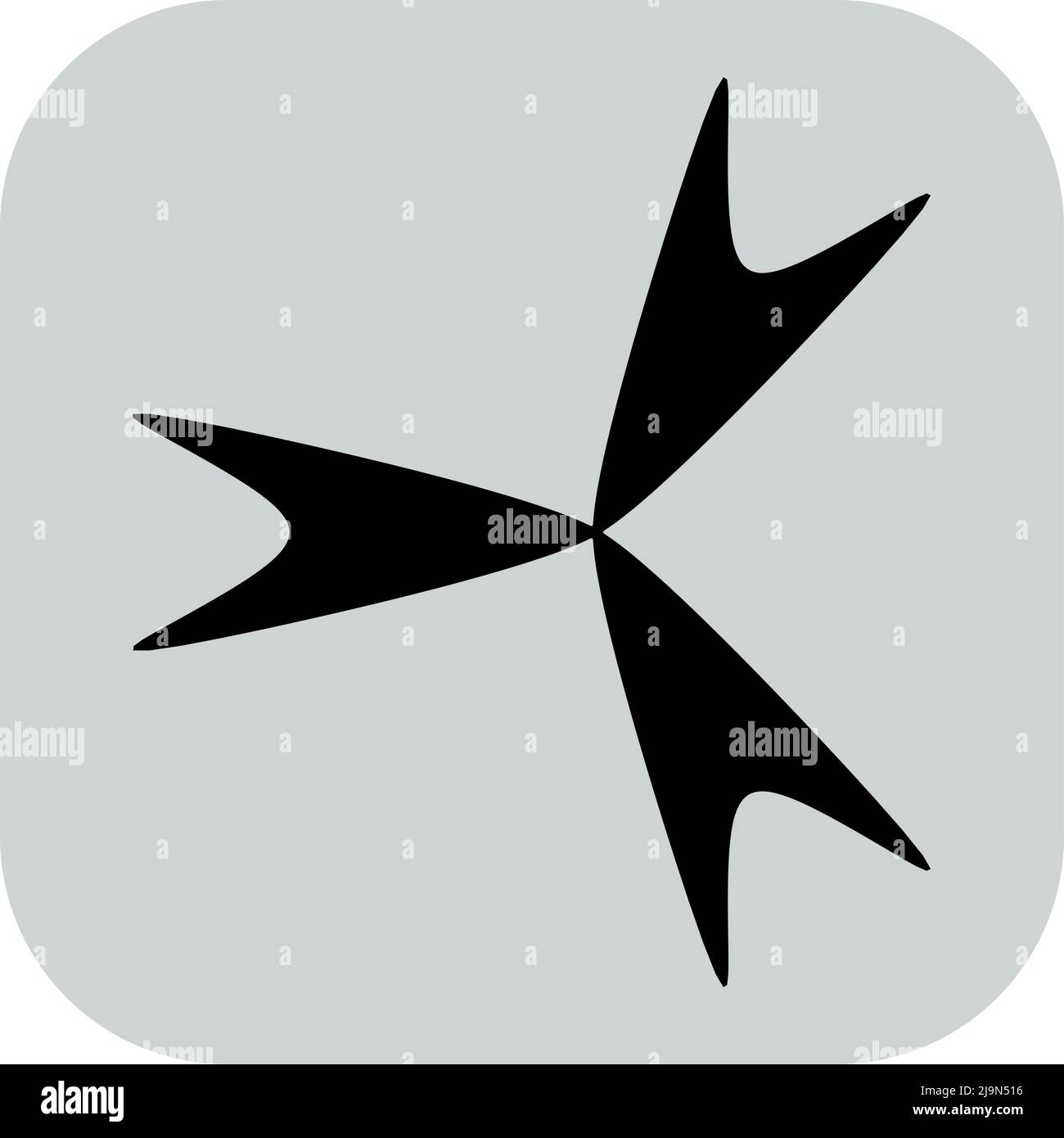 Abstract geometric icon, symbol element shape. Stock vector ...