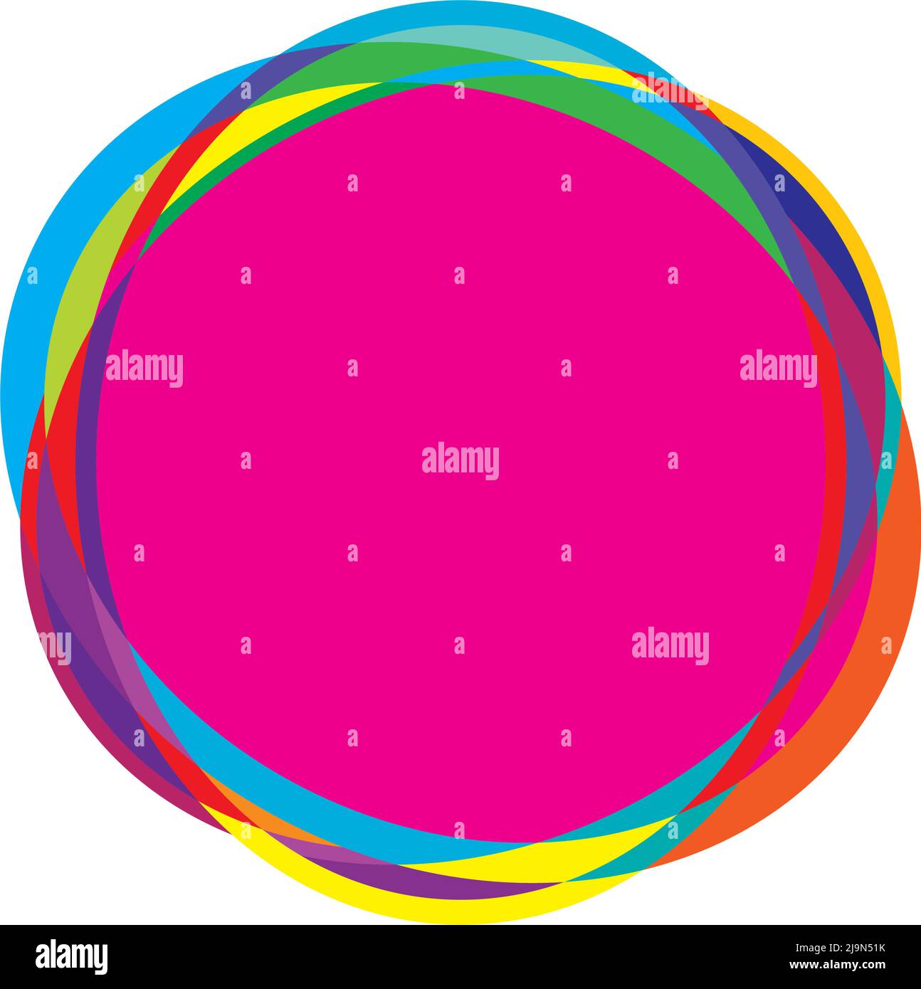 Random circles, circular rings geometric design element. Stock vector ...