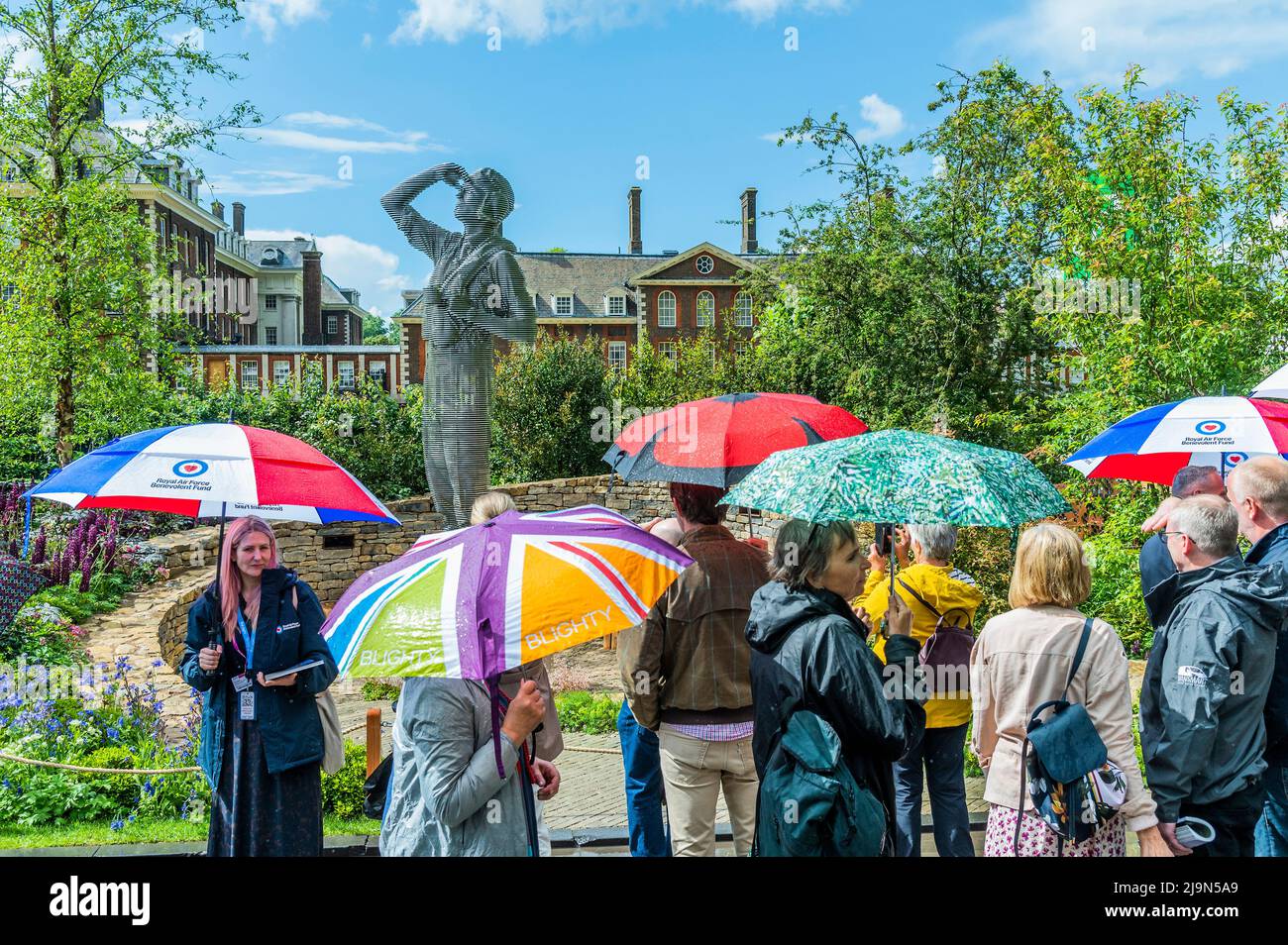 London, UK. 24th May, 2022. The RAF Benevolent Fund Garden, a Show ...