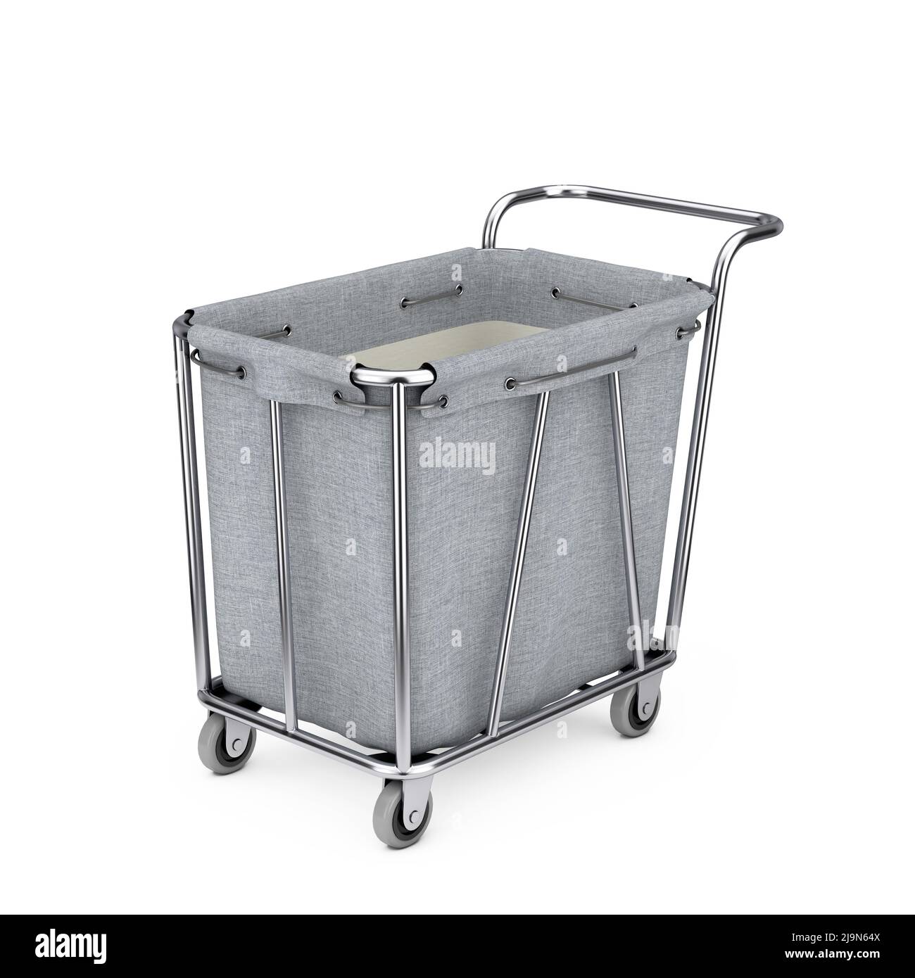 Hospital linen trolley Cut Out Stock Images & Pictures - Alamy